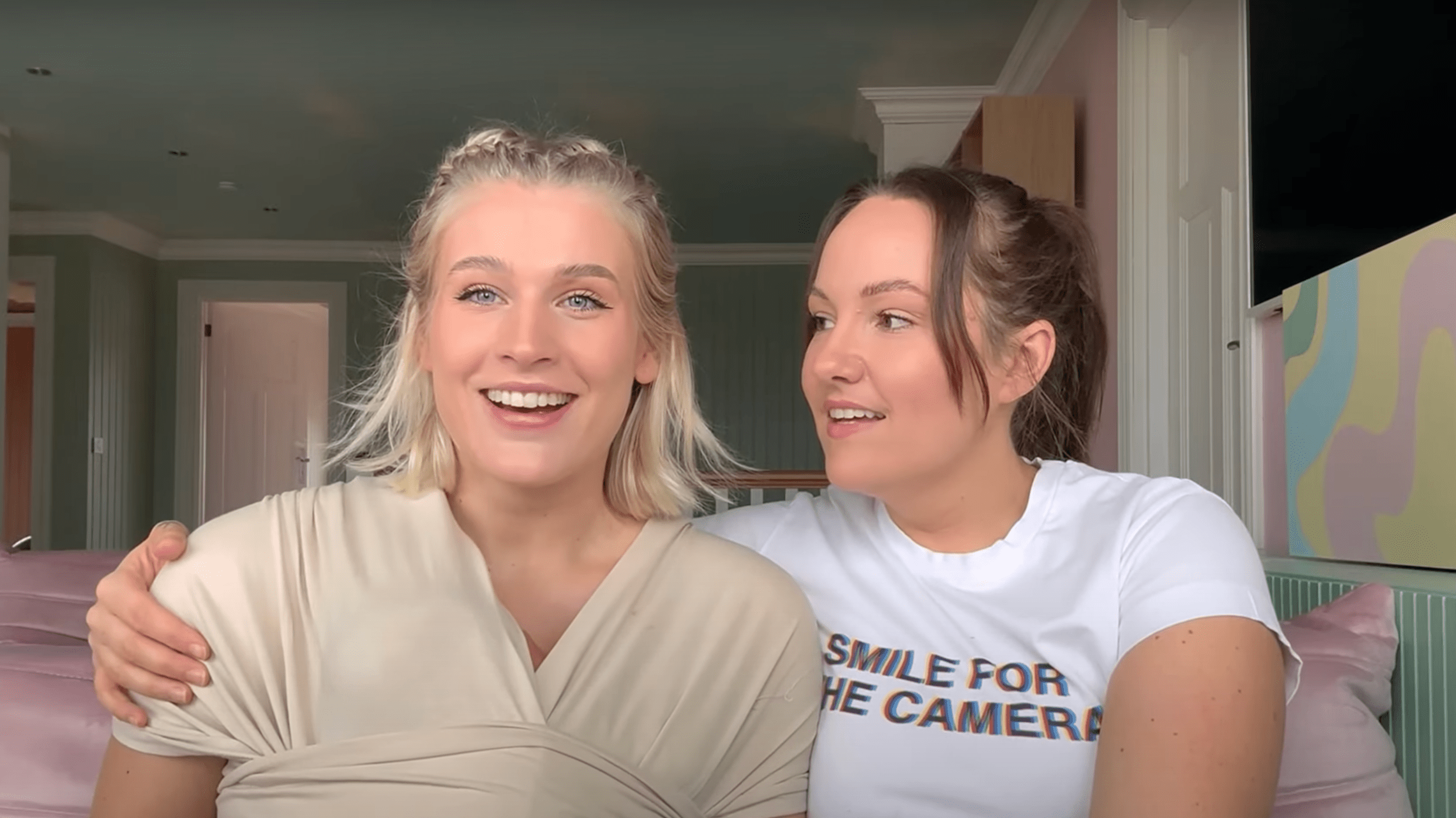 Lesbian TikTok Influencers welcome baby boy in home birth