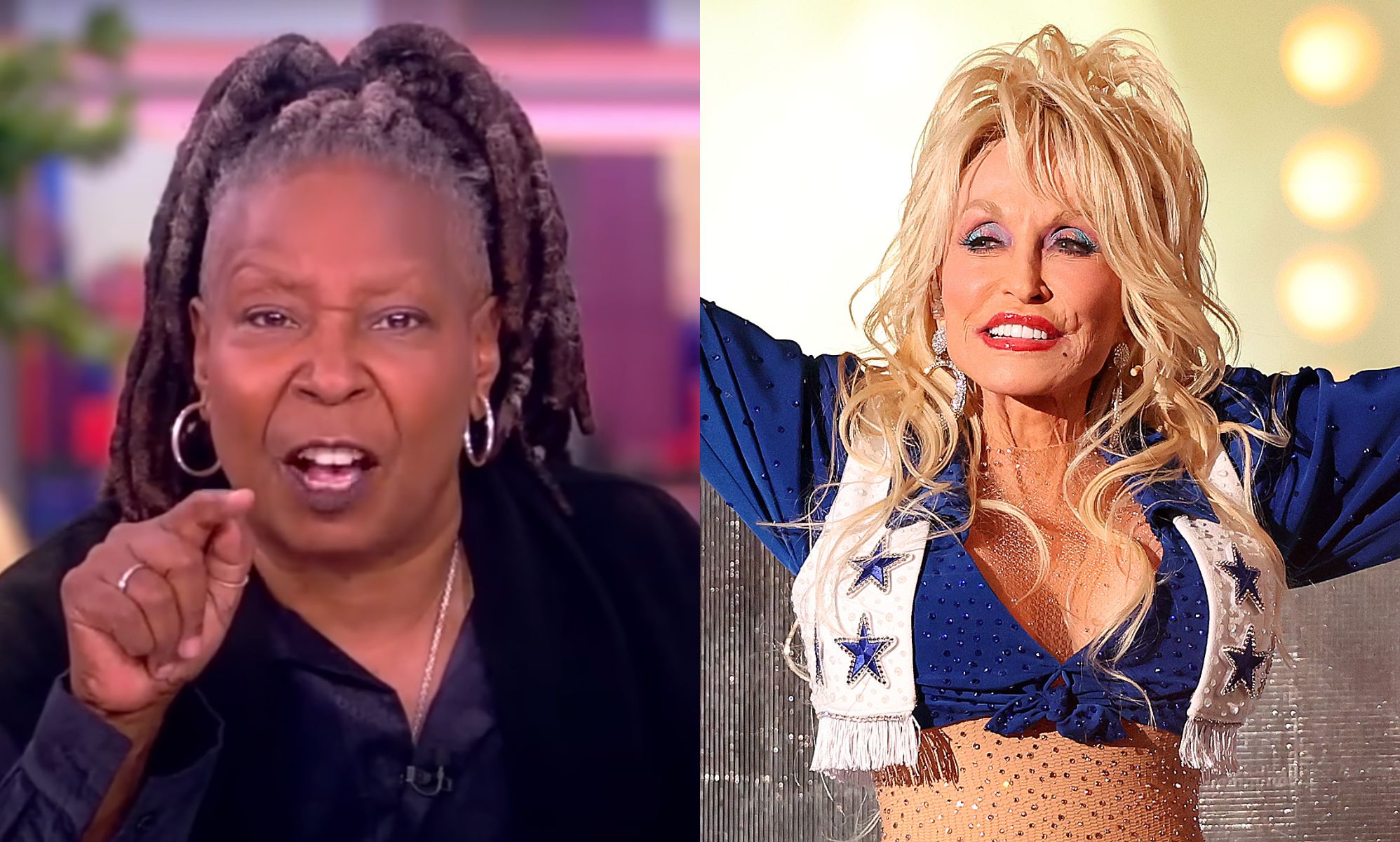 Whoopi Goldberg defends Dolly Parton against cruel ageist trolls