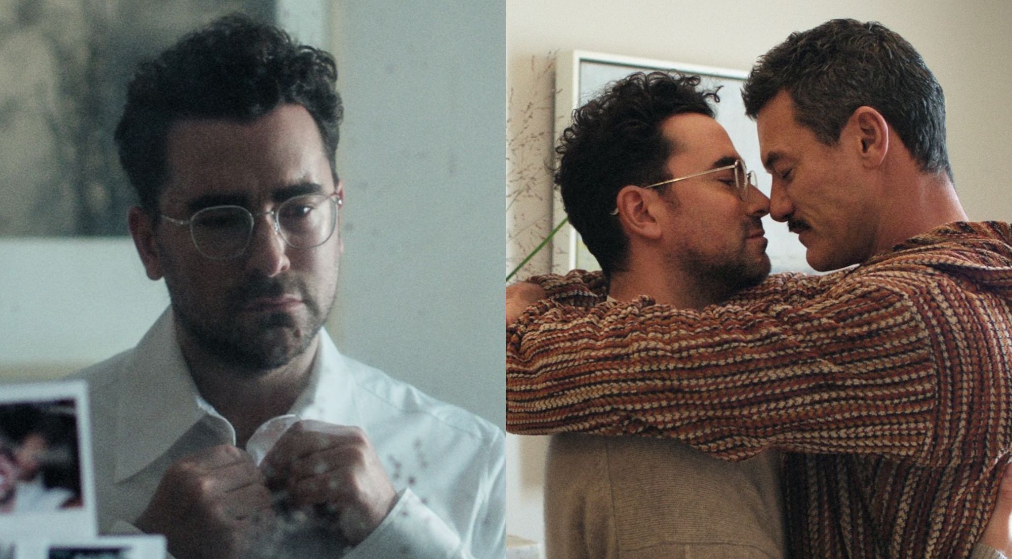 Good Grief Dan Levy on 'vulnerable' gay drama with Luke Evans