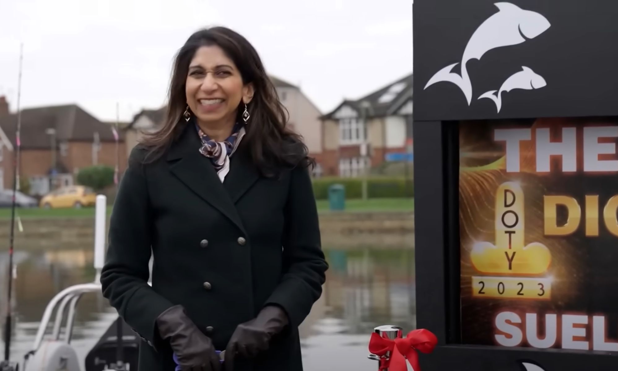 Suella Braverman pranked into accepting 'D**k of the Year' award