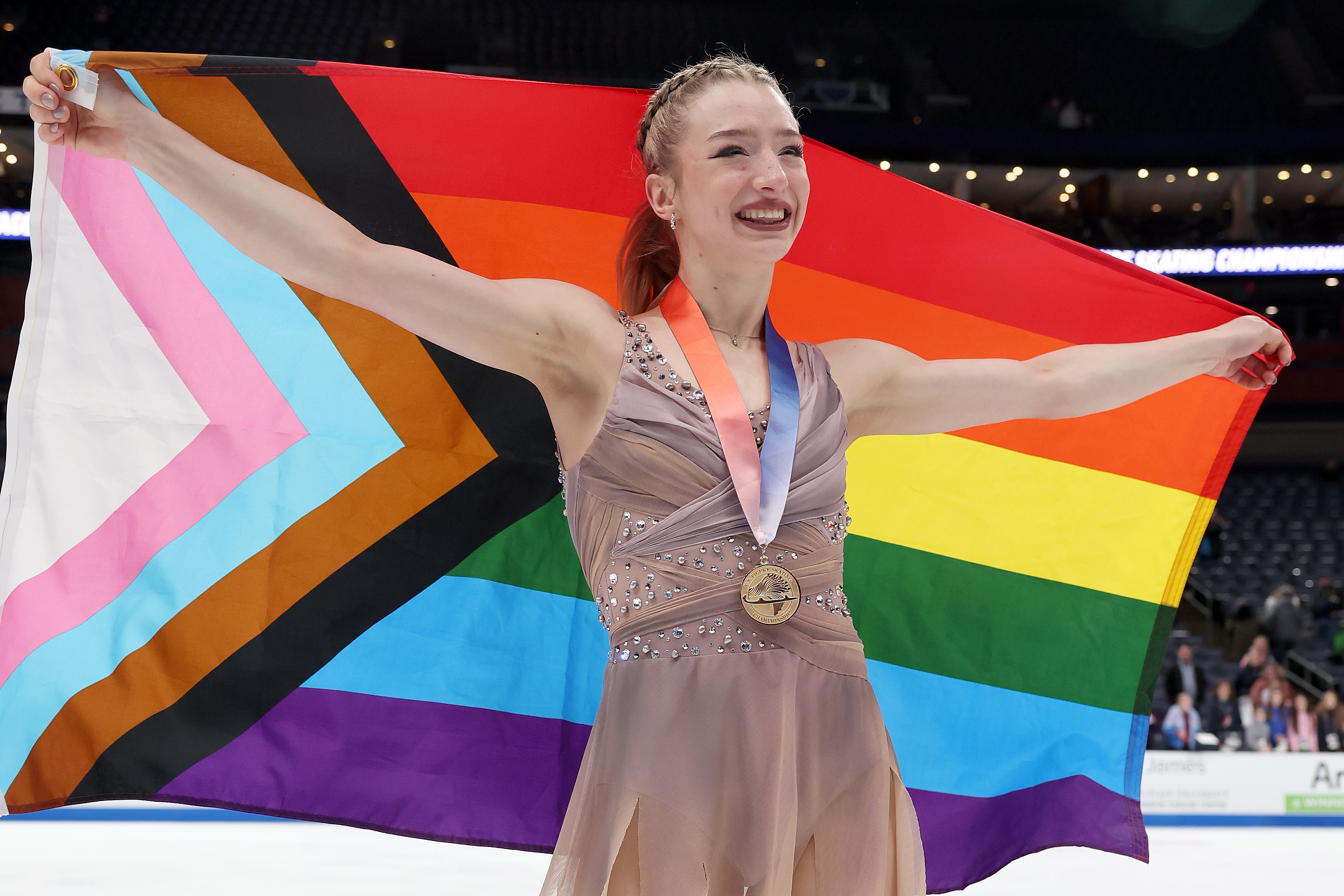 Amber Glenn is the first openly queer woman to win the U.S. Figure ...