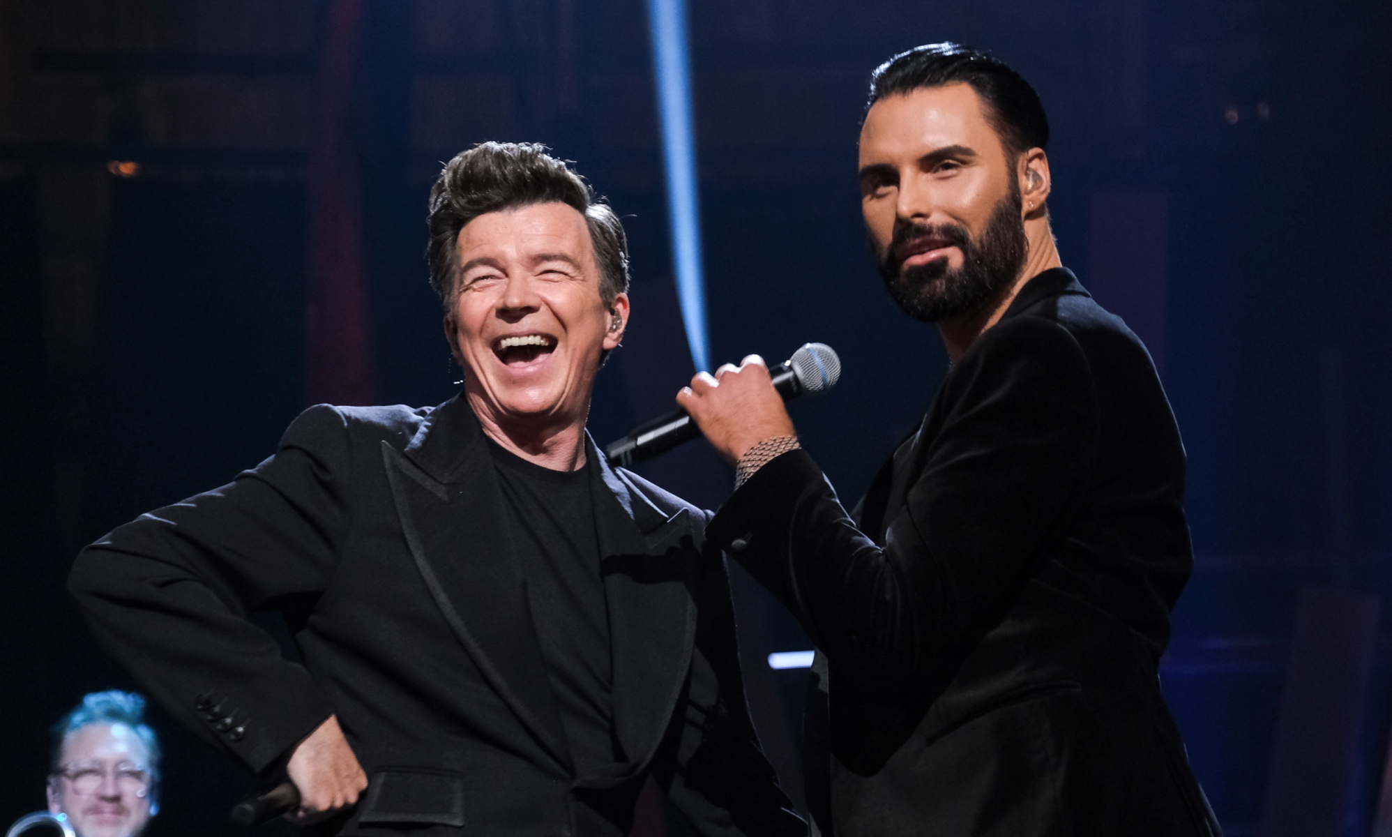 Rylan and Rick Astley gag fans with BBC New Year's Eve duet