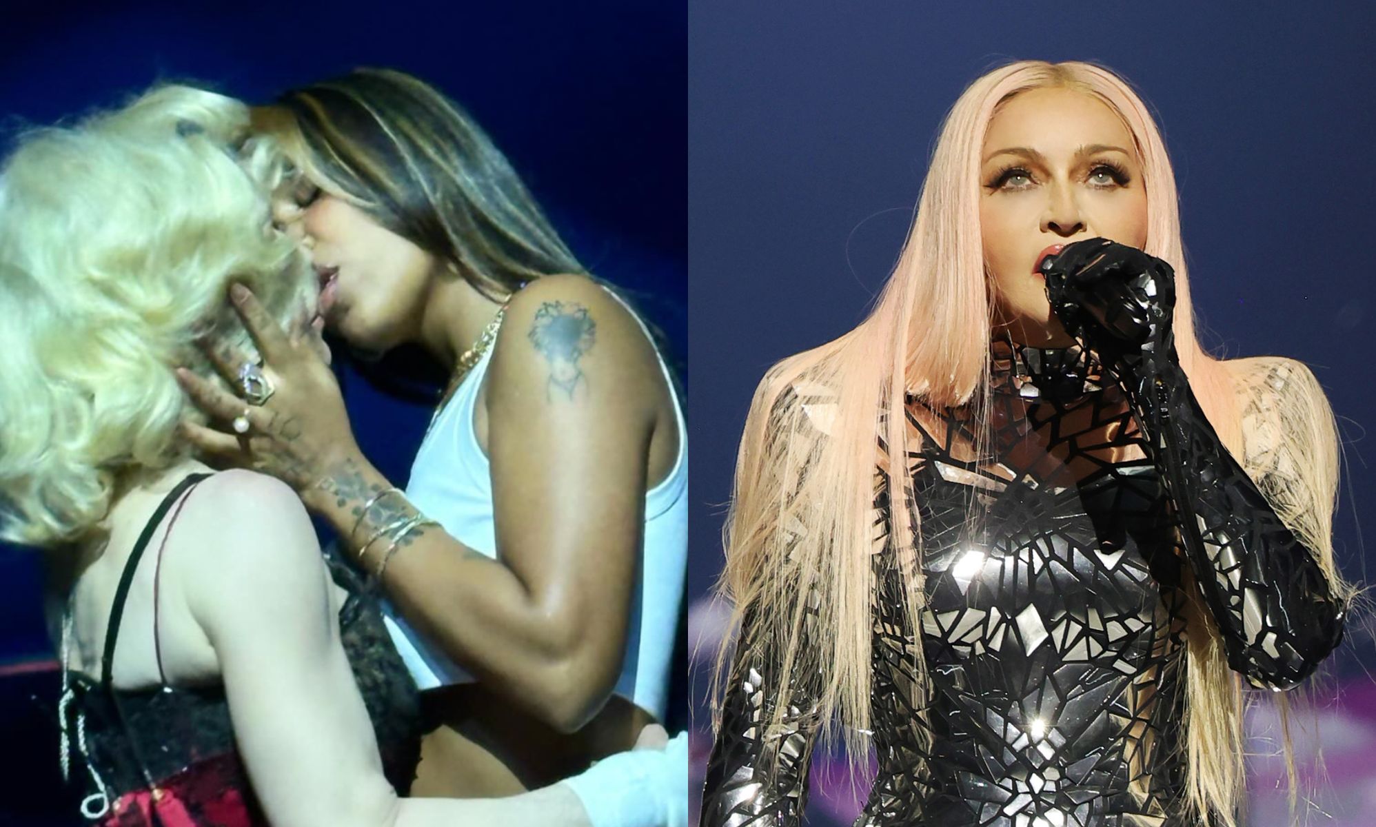 'Historic' 2003 clip of Britney kissing Madonna at VMAs goes viral