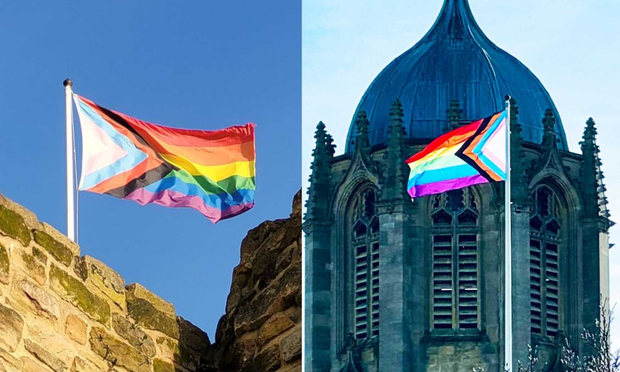 Pride flags proudly raised across UK for LGBT+ History Month