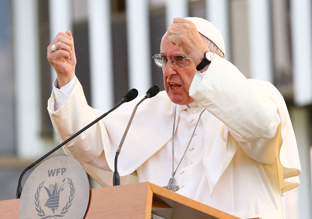 Pope Francis says transgender people can be baptised and godparents