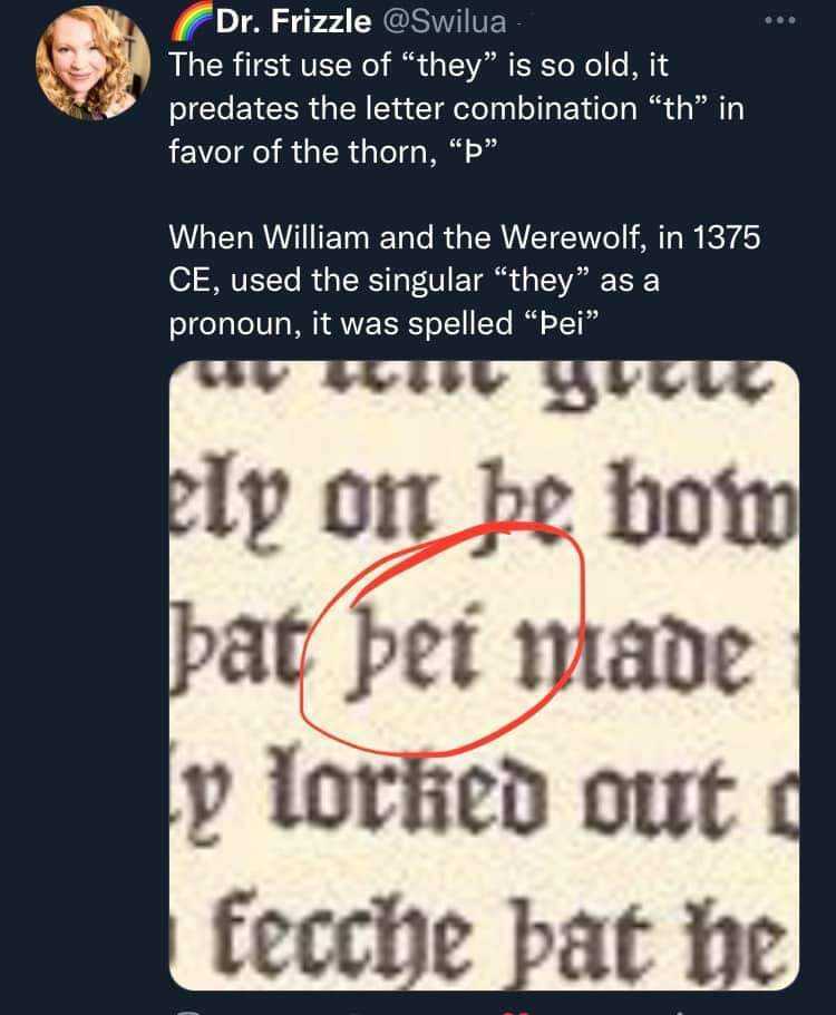 The fascinating history of they/them pronouns