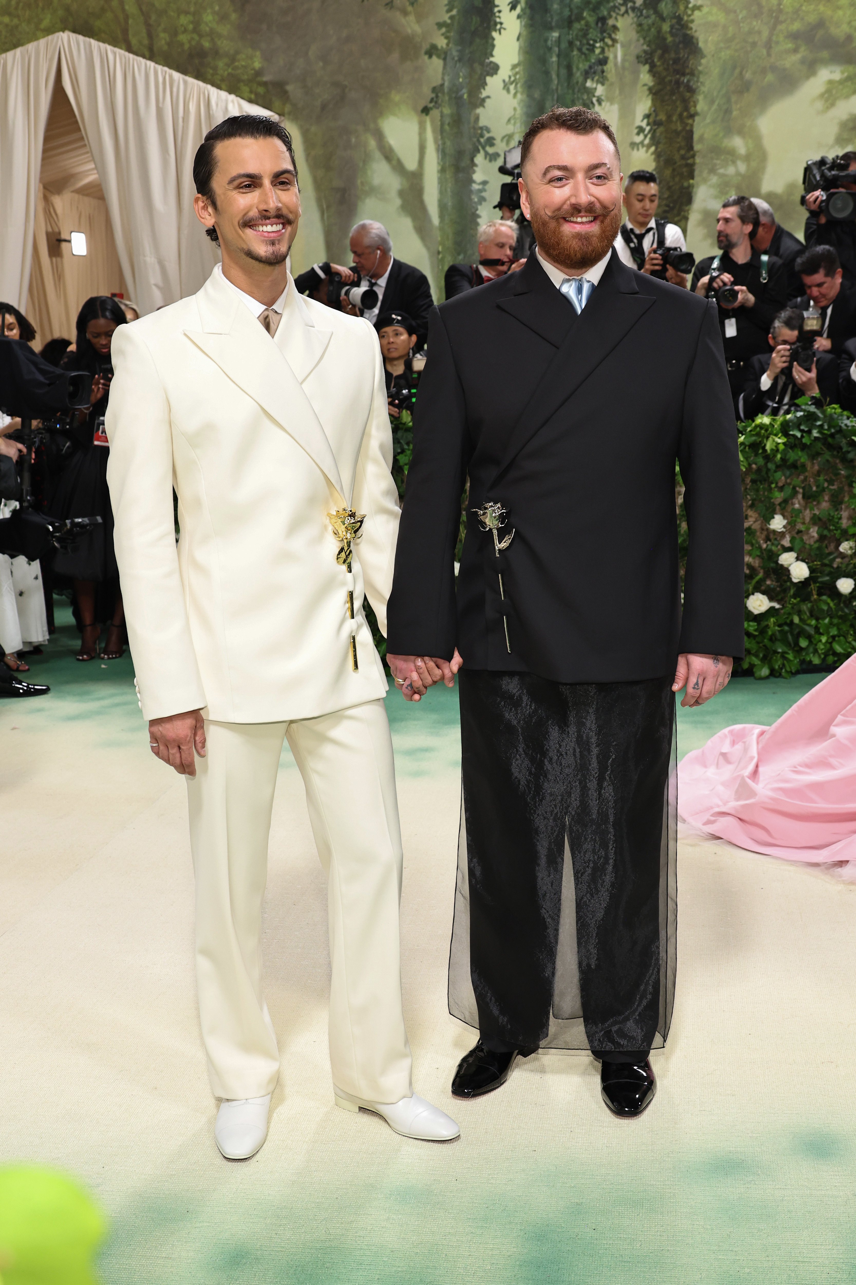 Sam Smith's Met Gala debut with Christian Cowan in couple look