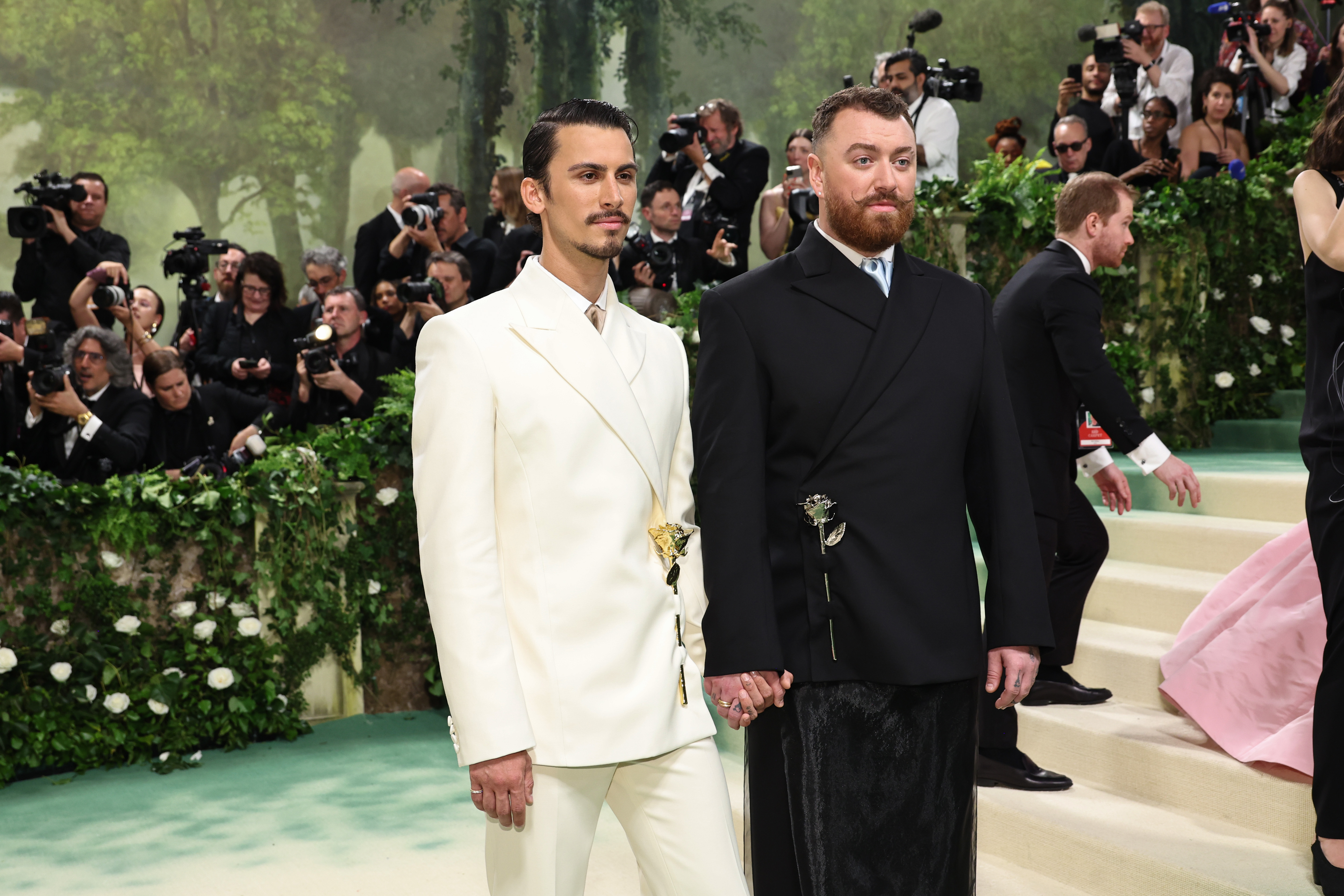 Sam Smith's Met Gala debut with Christian Cowan in couple look