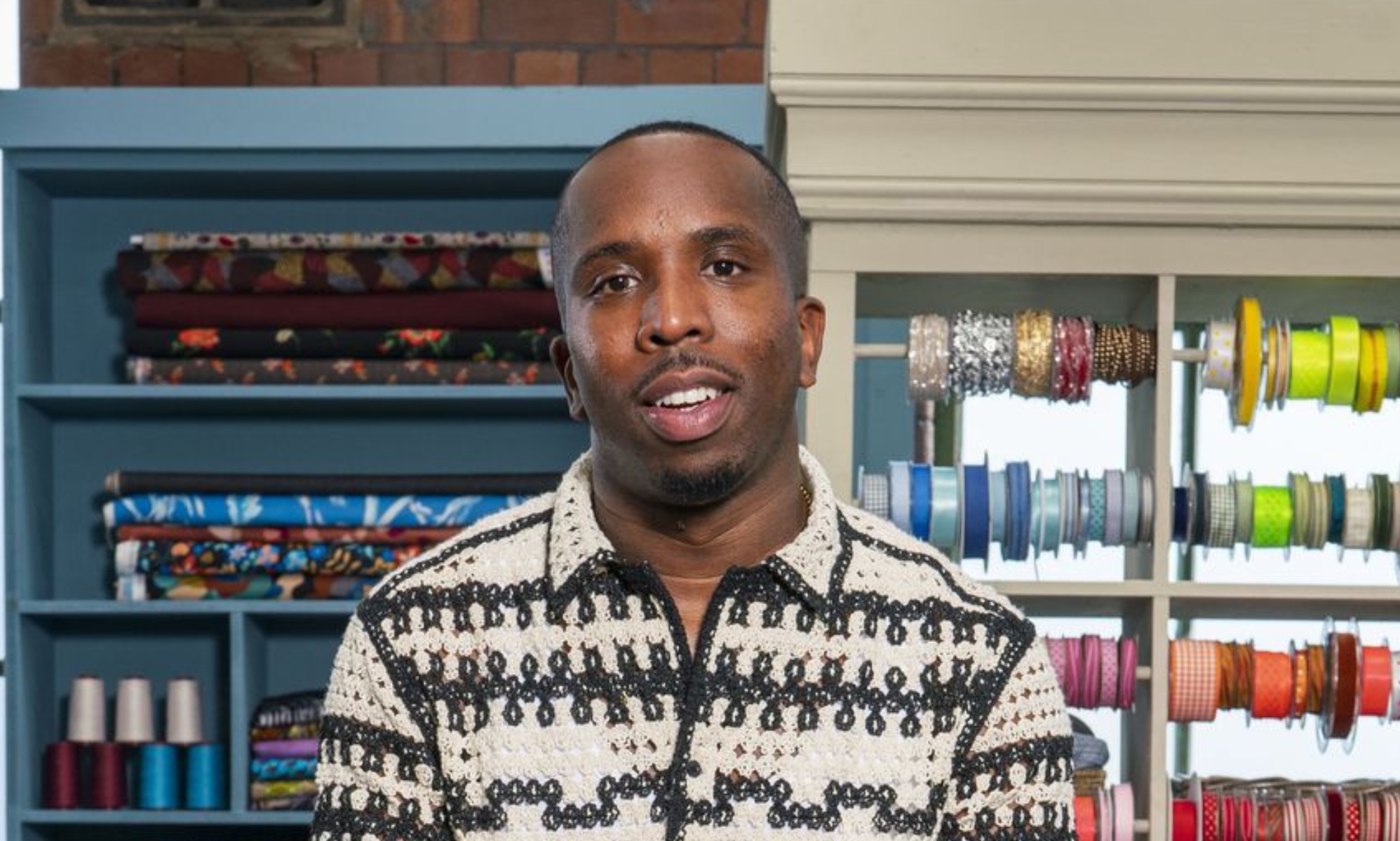 Does new Sewing Bee host Kiell Smith-Bynoe have a partner?