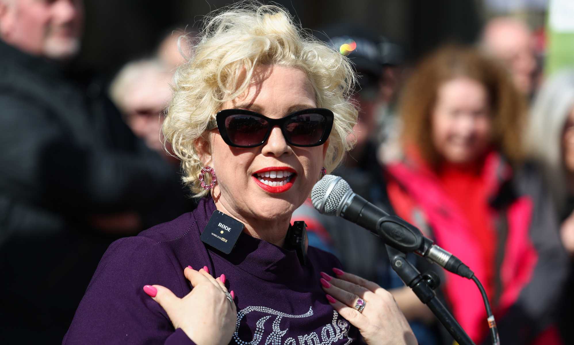 Posie Parker rally attended by fascists and Holocaust deniers