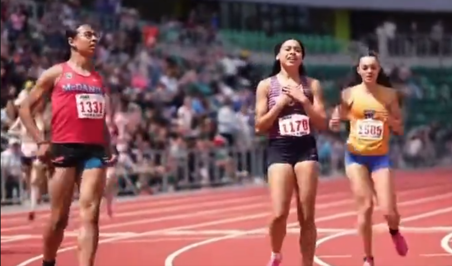 Trans runner Aayden Gallagher booed at Oregon state track meet
