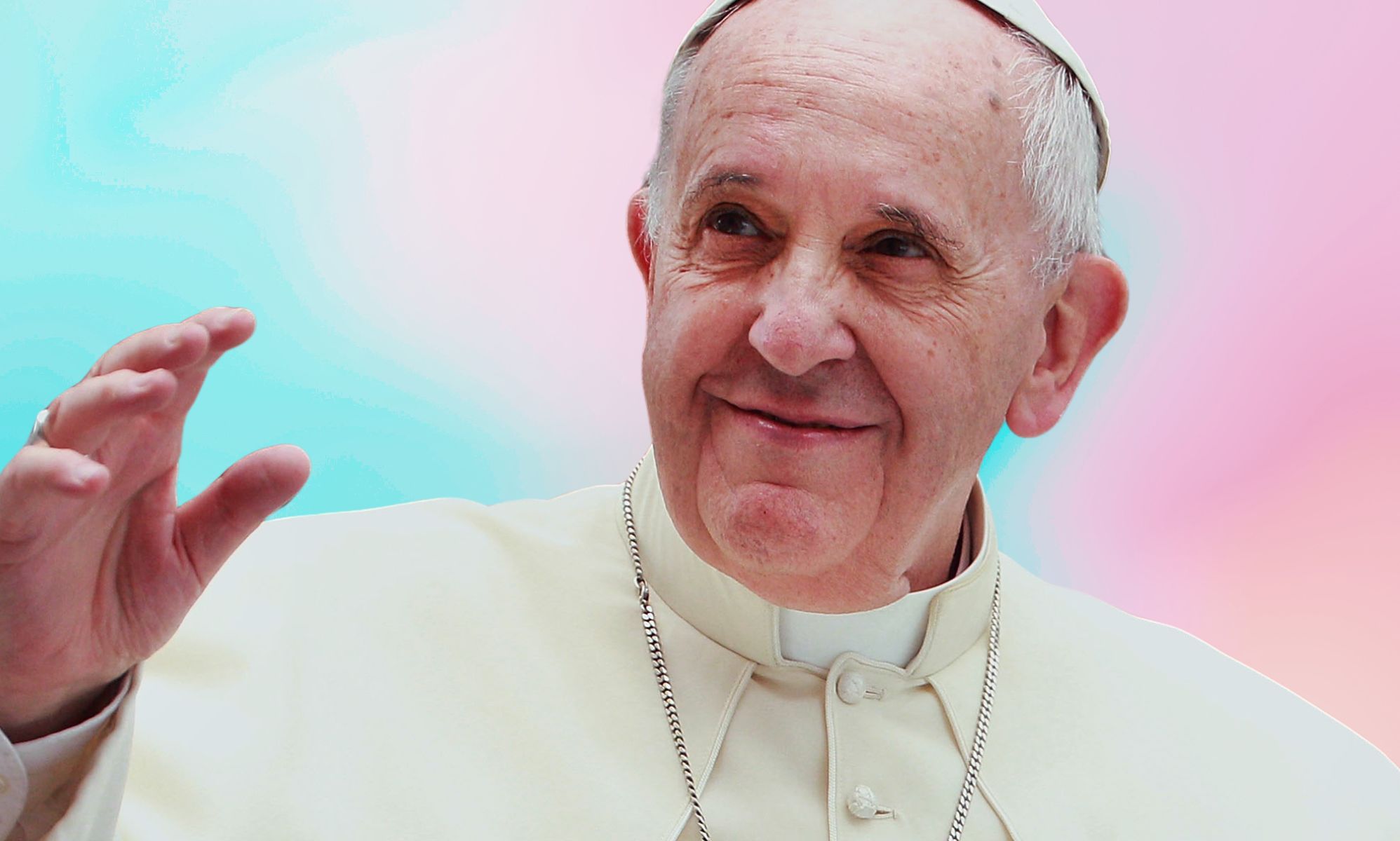 Pope Francis says transgender people can be baptised and godparents