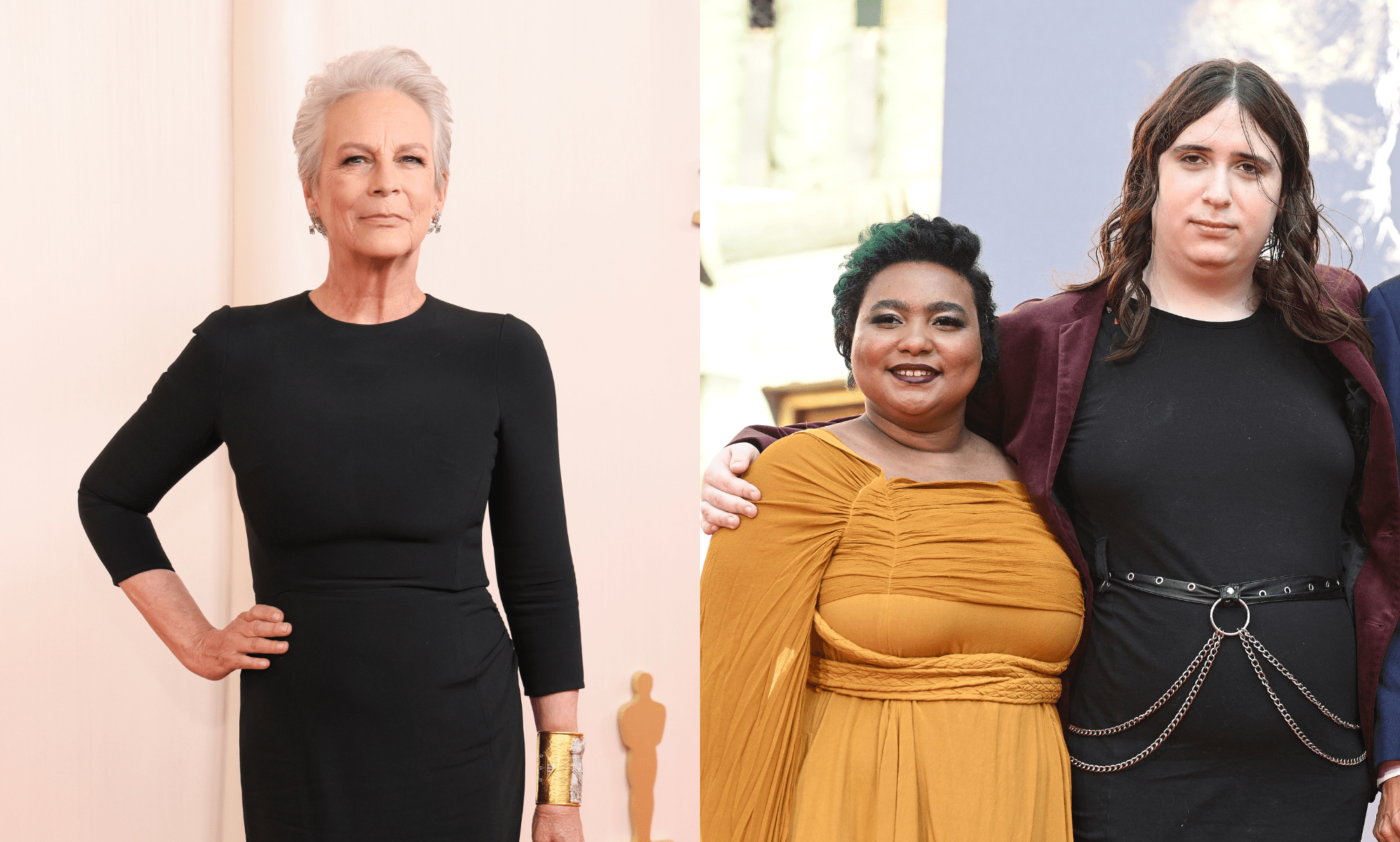 Fans react to Jamie Lee Curtis kiss with Michelle Yeoh at SAG Awards