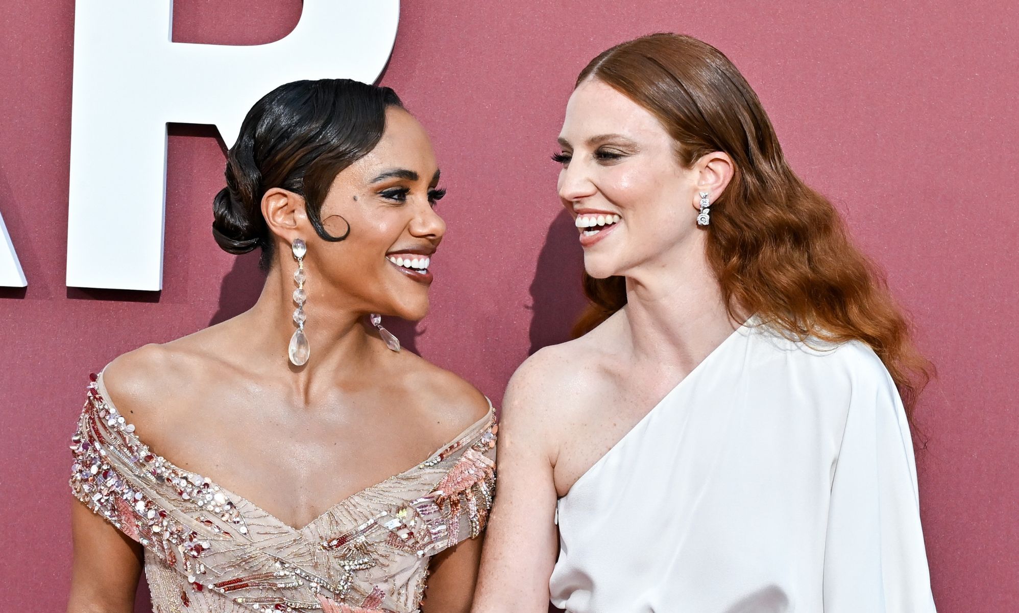 Jess Glynne 'happy in love’ as she attends amfAR Gala with Alex Scott