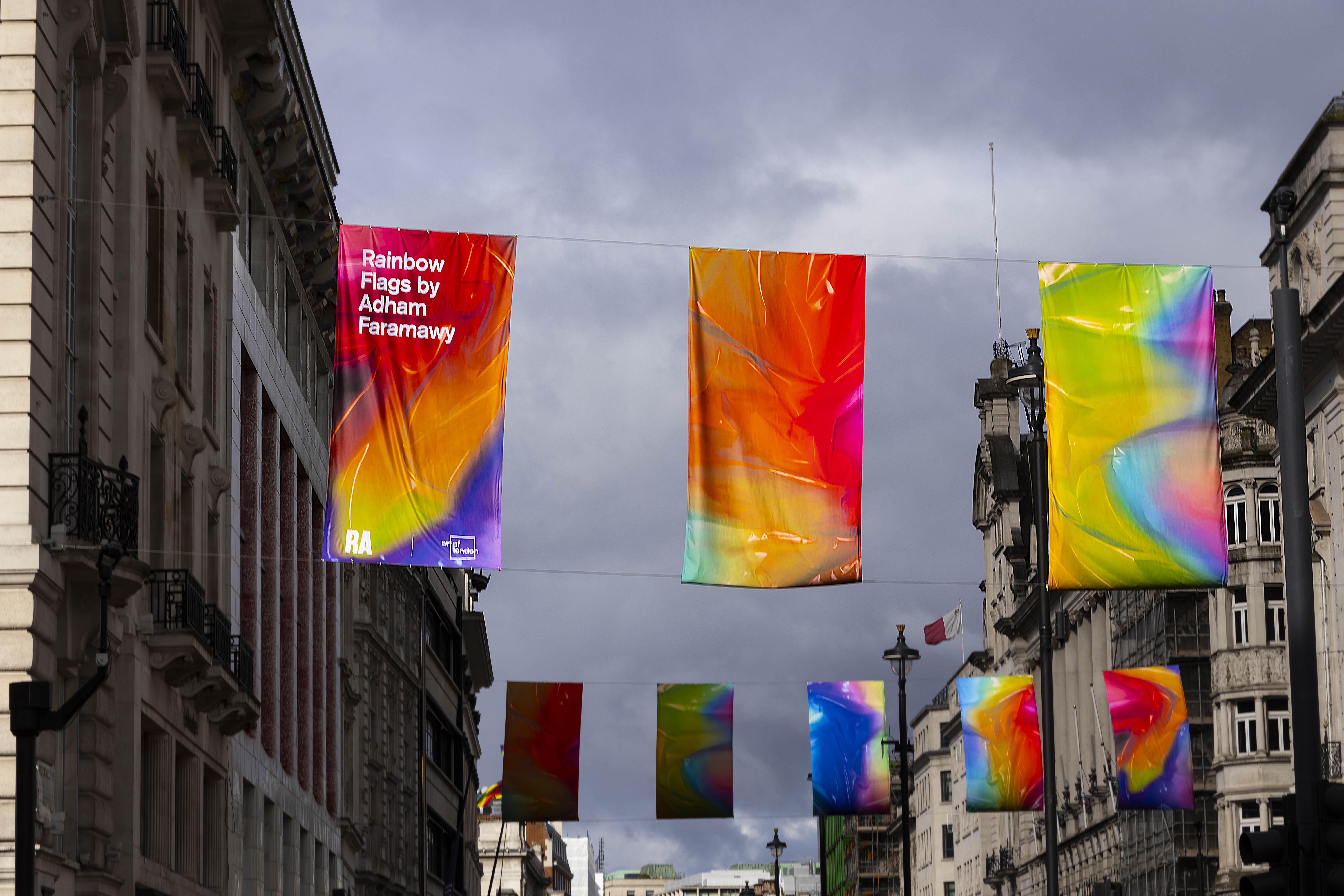 Artist behind London's redesigned Pride flags shares inspiration