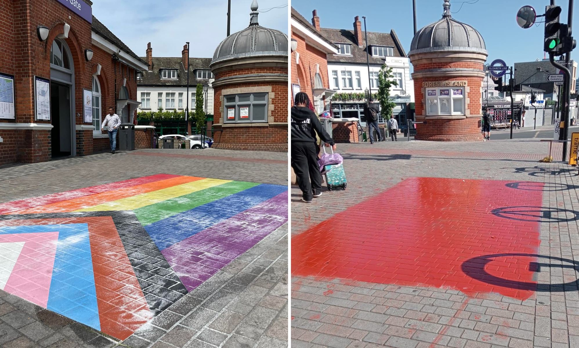 East London Pride flags vandalised for 'at least the fifth time'