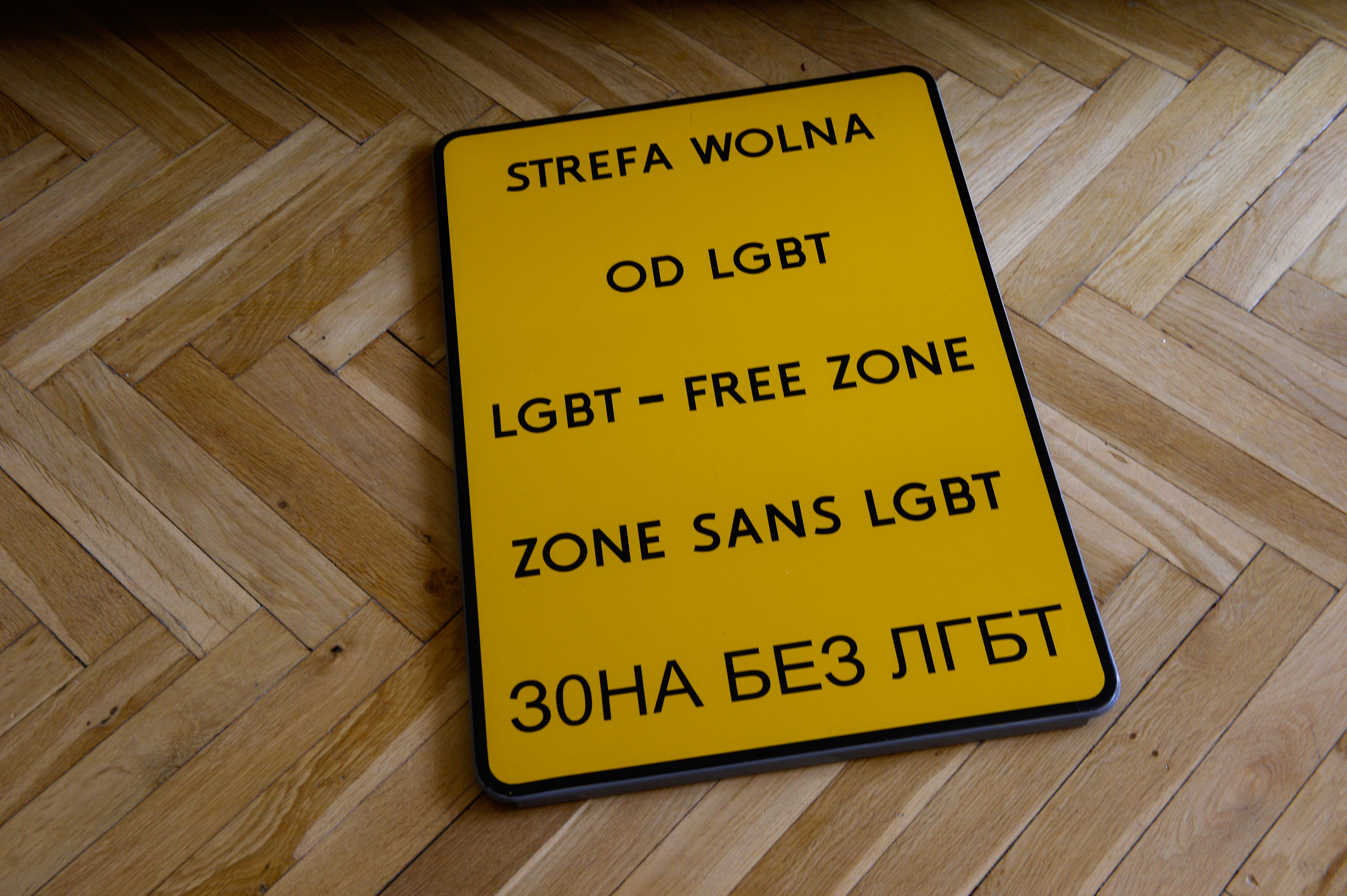 'LGBT-free zone' banner displayed at football match in Poland