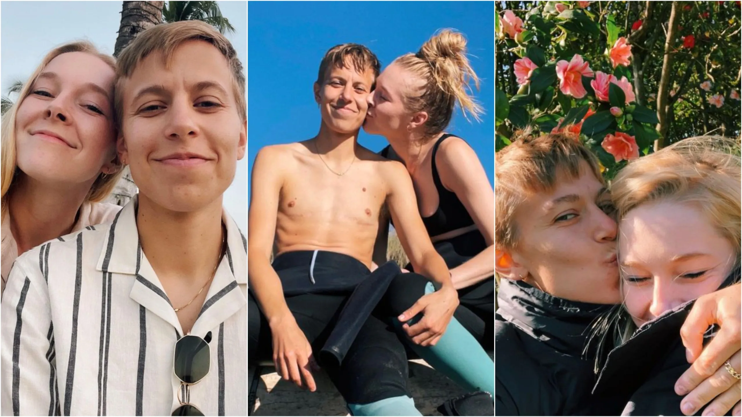 Non-binary Olympian Quinn and their girlfriend are couple goals