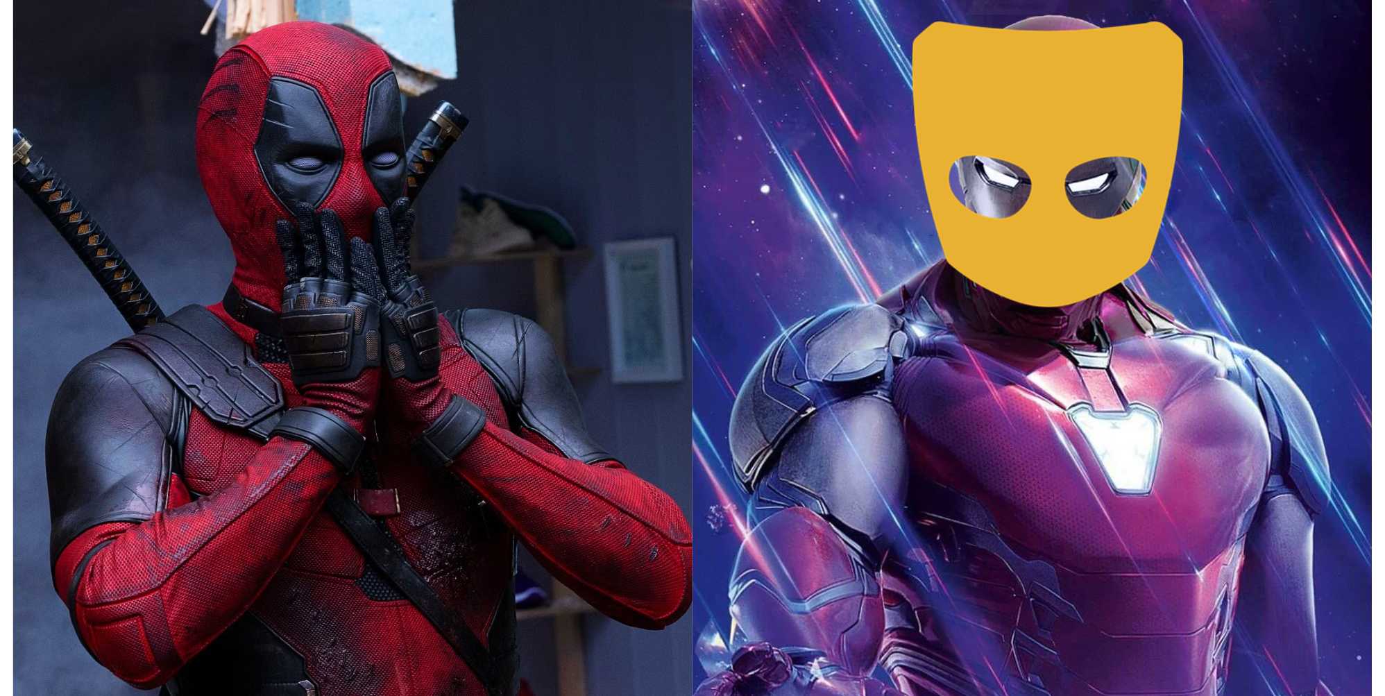 Deadpool jokes about Iron Man being on Grindr