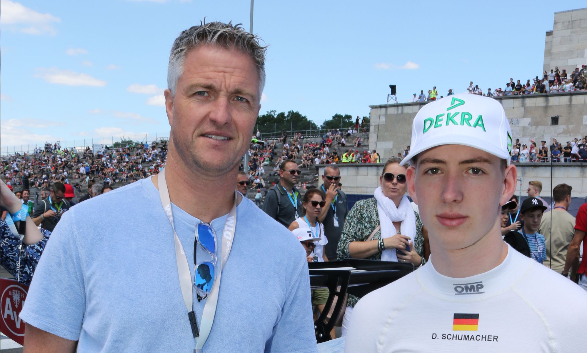 F1 driver Ralf Schumacher comes out and reveals partner Etienne