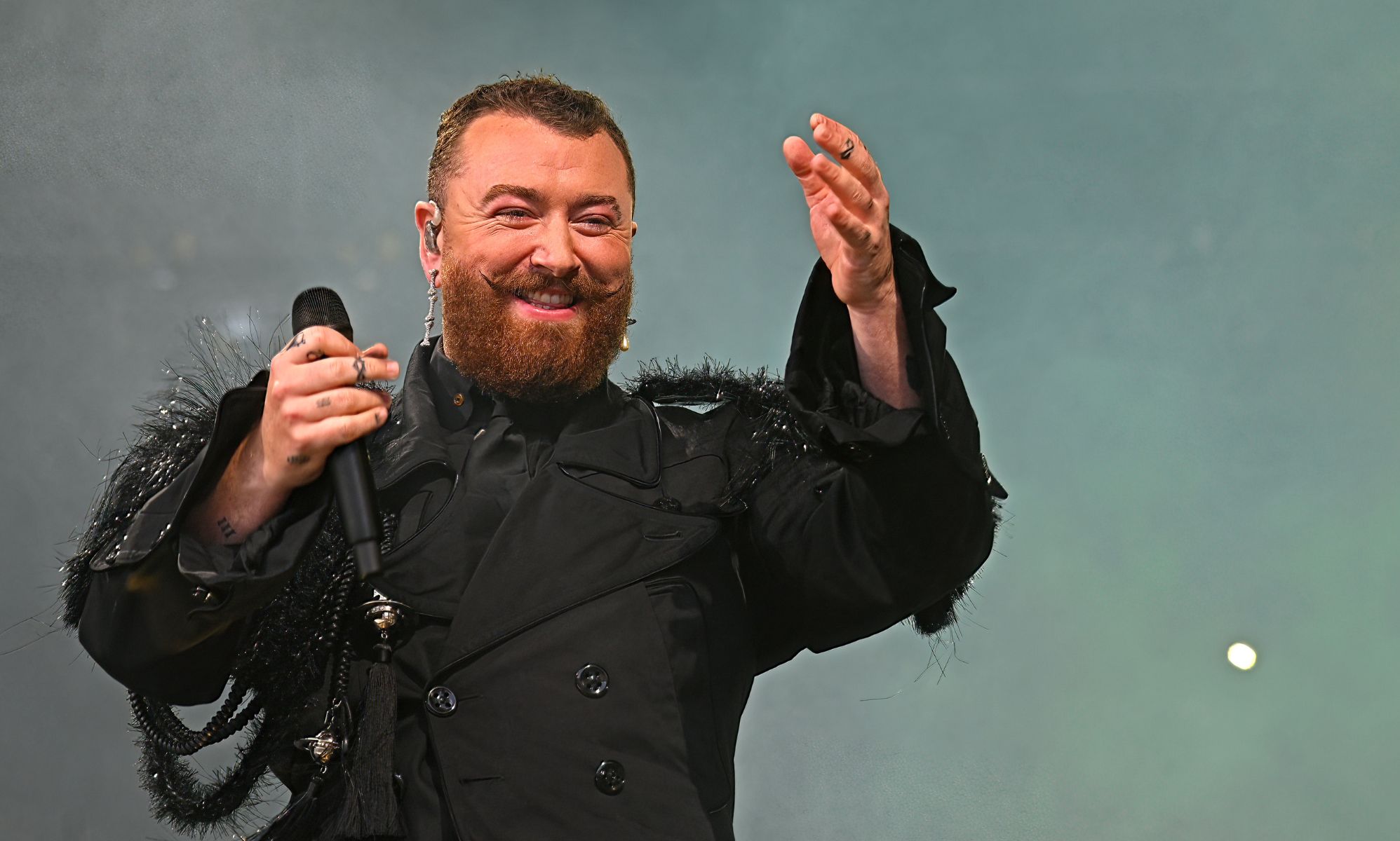 Sam Smith slays with surprise Vivienne Westwood catwalk strut