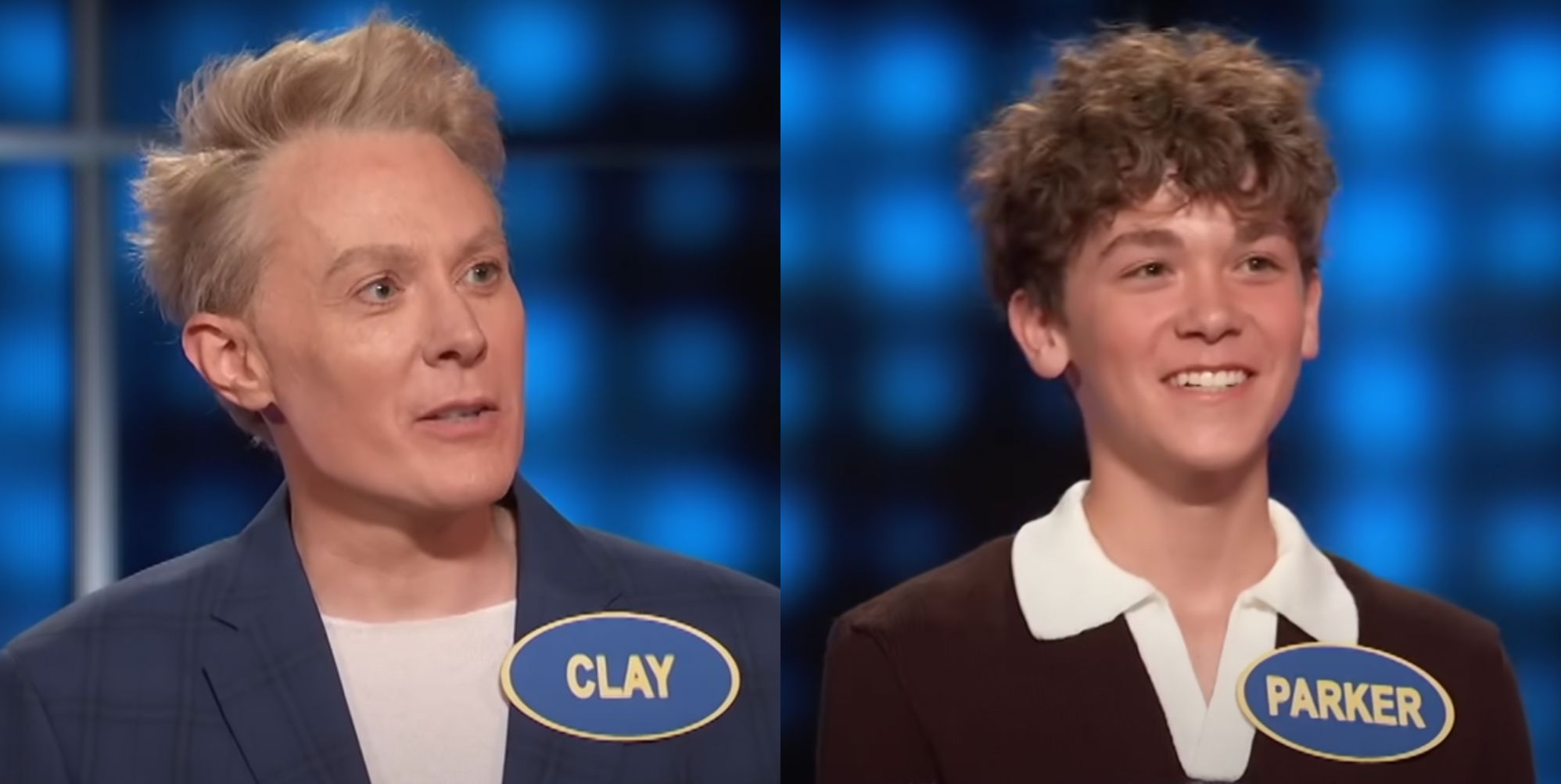 Clay Aiken and his son Parker make rare appearance at opening of musical