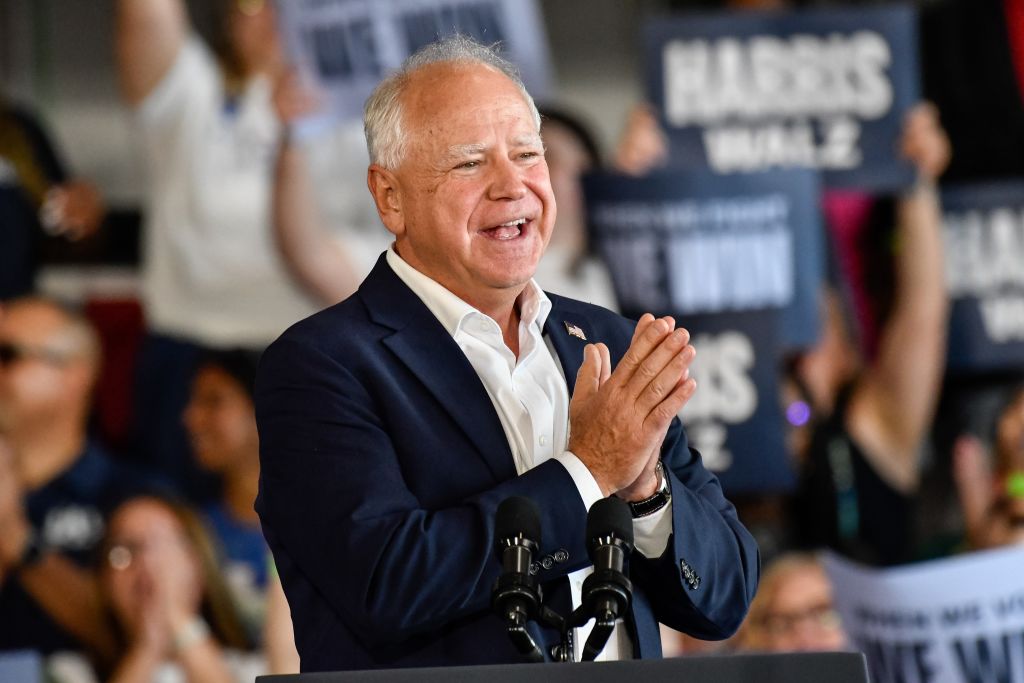 Tim Walz shows off his epic Crazy Taxi skills during Twitch stream