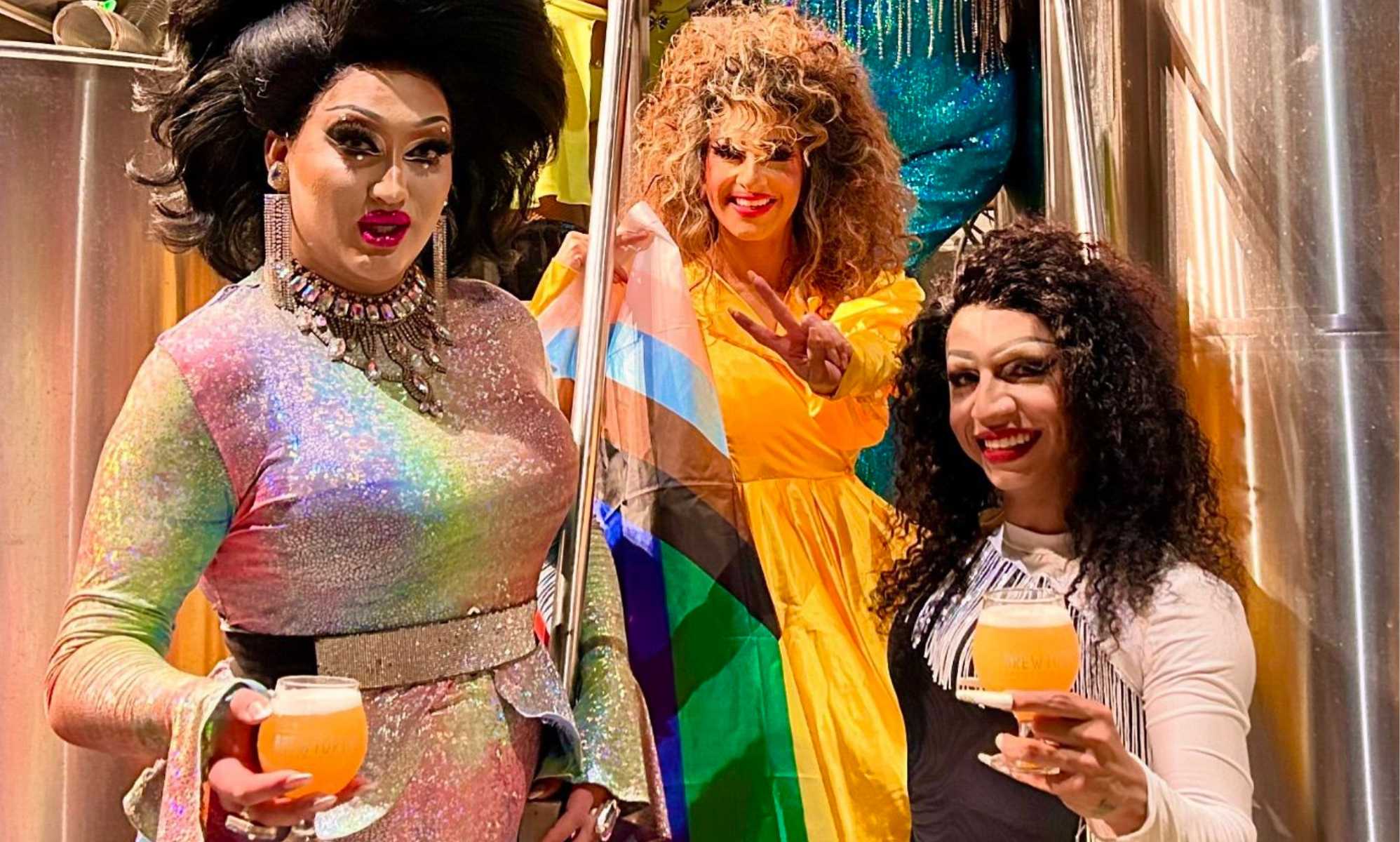 Drag queen celebrates event after being targeted by bomb threat
