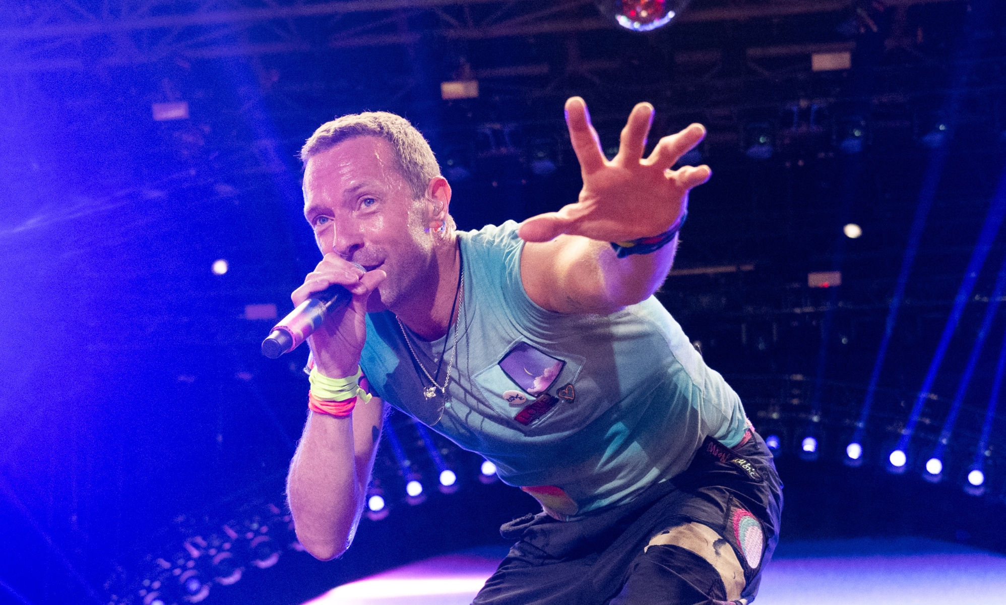 Big Weekend 2024: Chris Martin praised for waving Pride flag