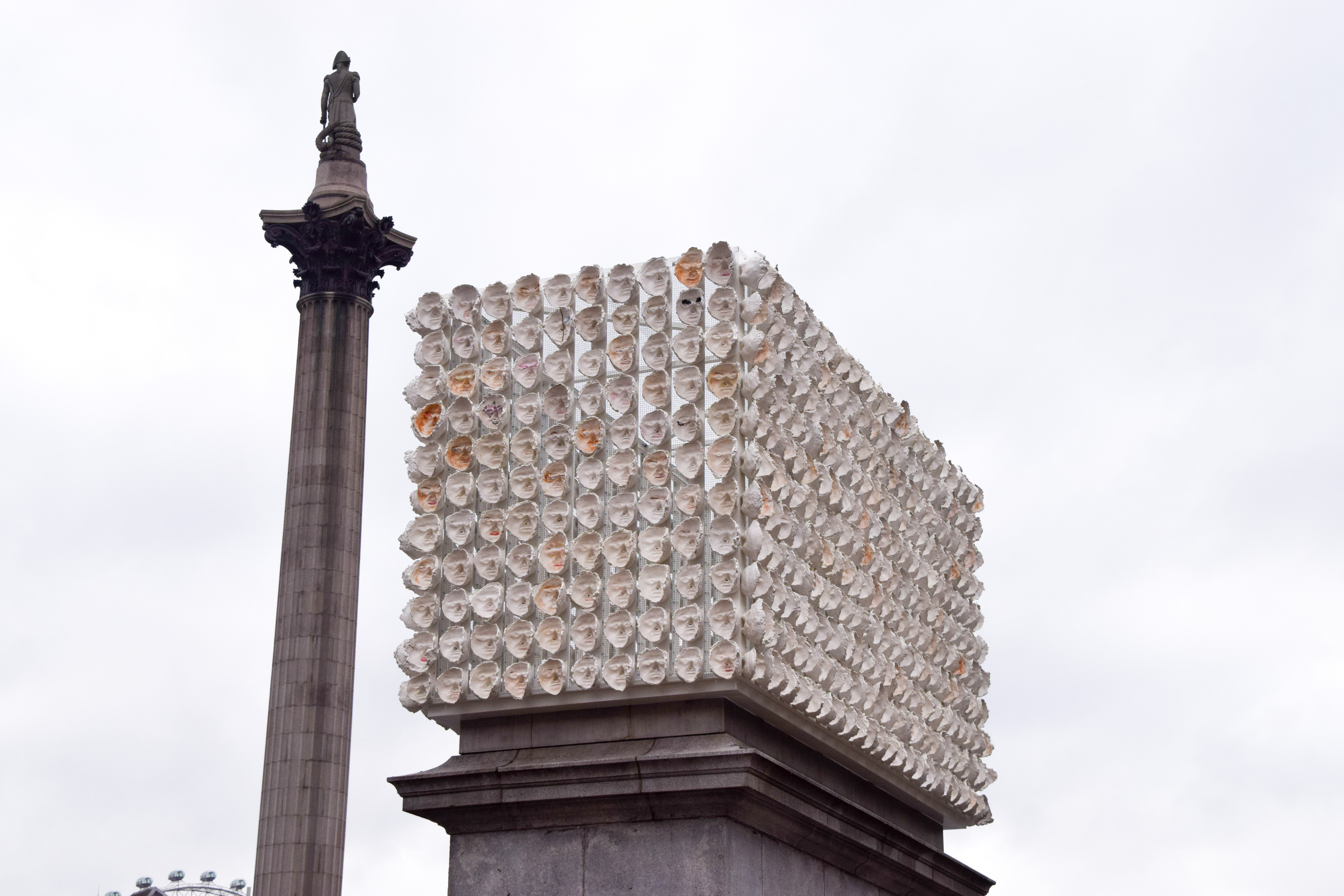 Trafalgar Square's Fourth Plinth displays hundreds of trans faces