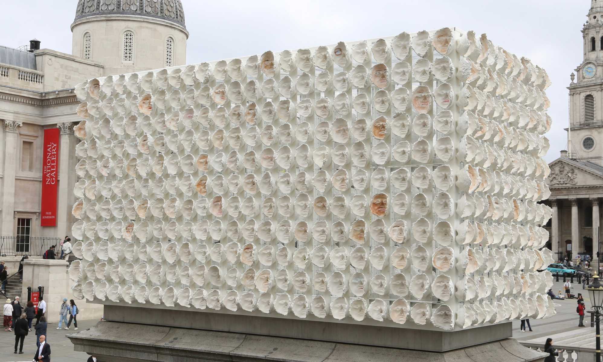 Trafalgar Square's Fourth Plinth displays hundreds of trans faces