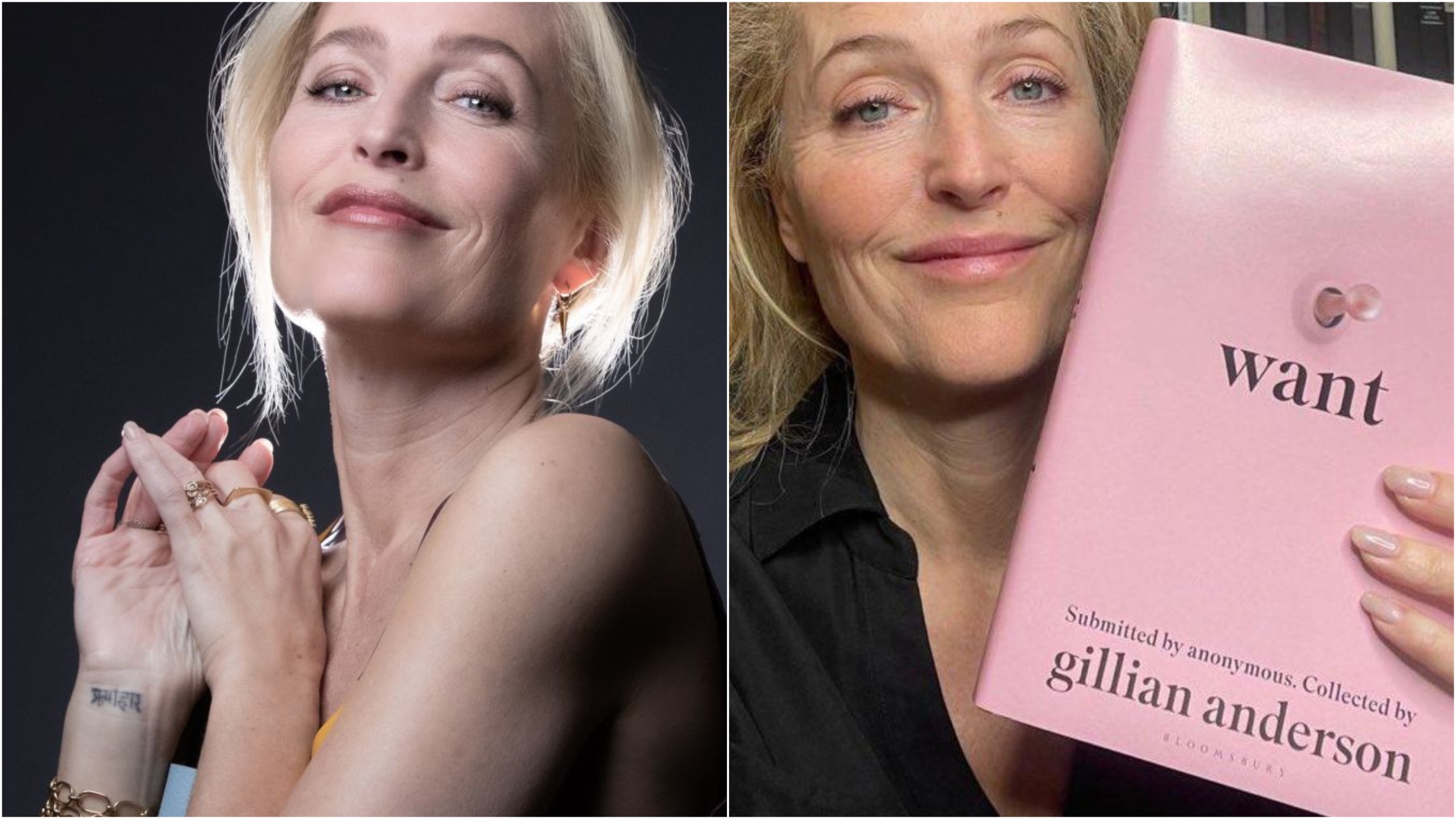 Gillian Anderson's catwalk for L'Oreal has the lesbians living