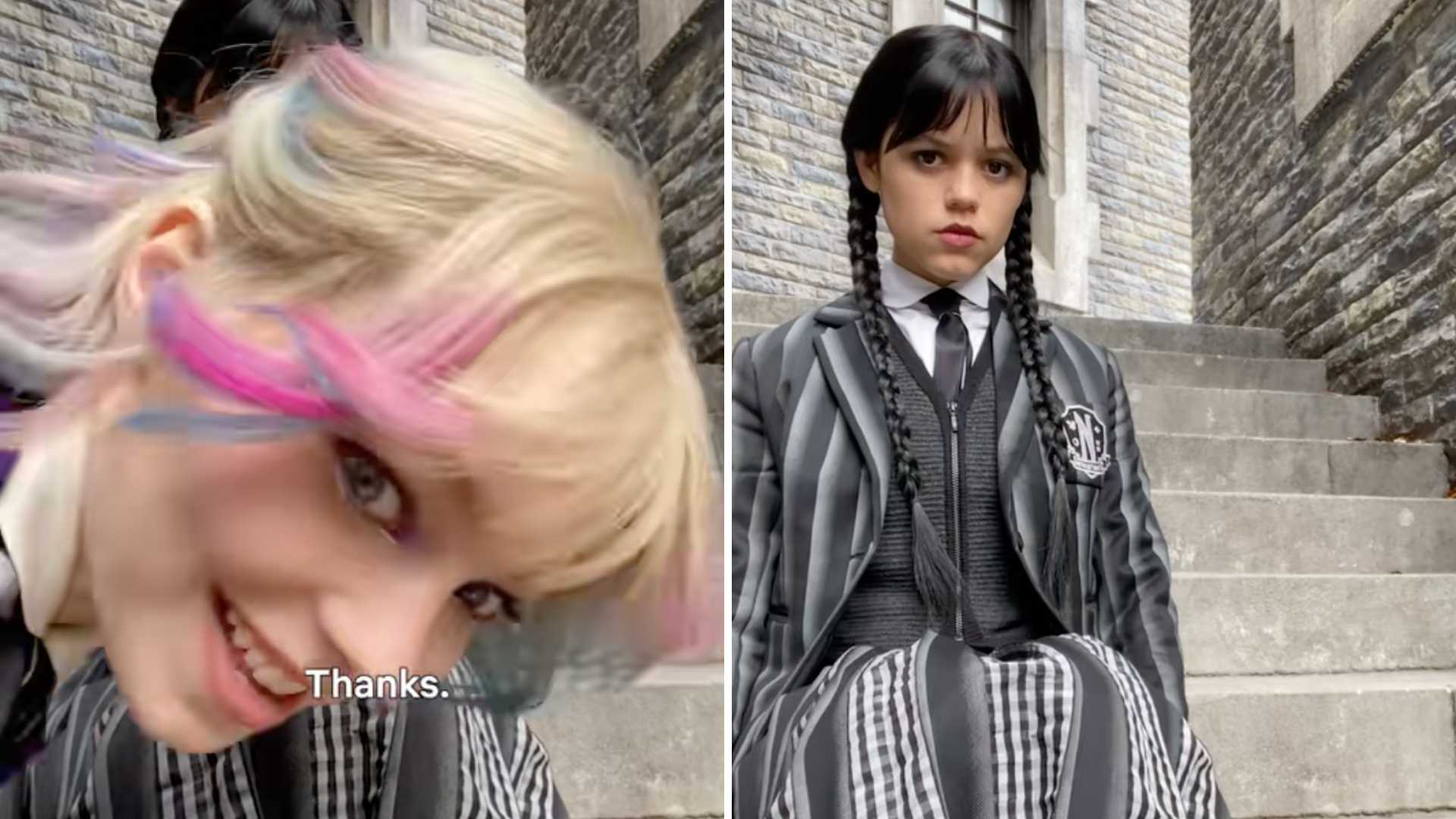 Wednesday fans are losing it over a new video of 'Wenclair'