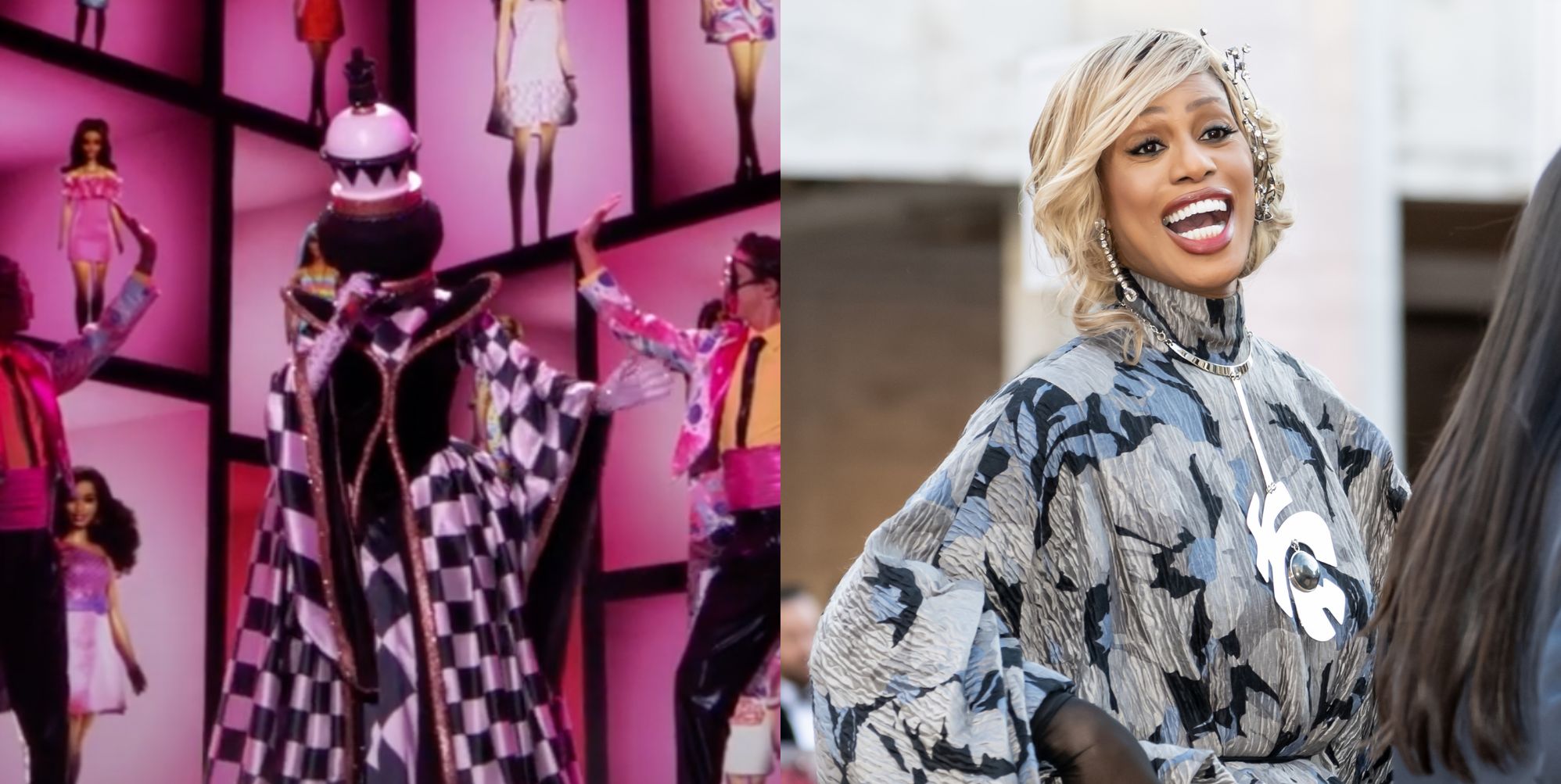 Trans icon Laverne Cox unmasked in Masker Singer's Barbie week