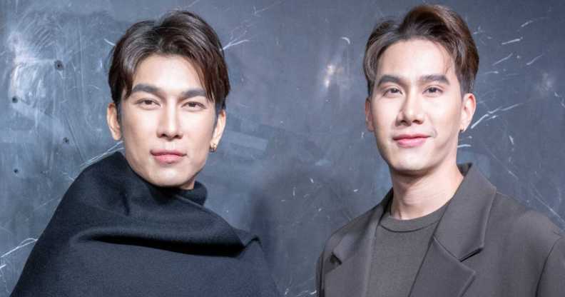 Thai actors Mew Suppasit & Tul Pakorn just got engaged on stage
