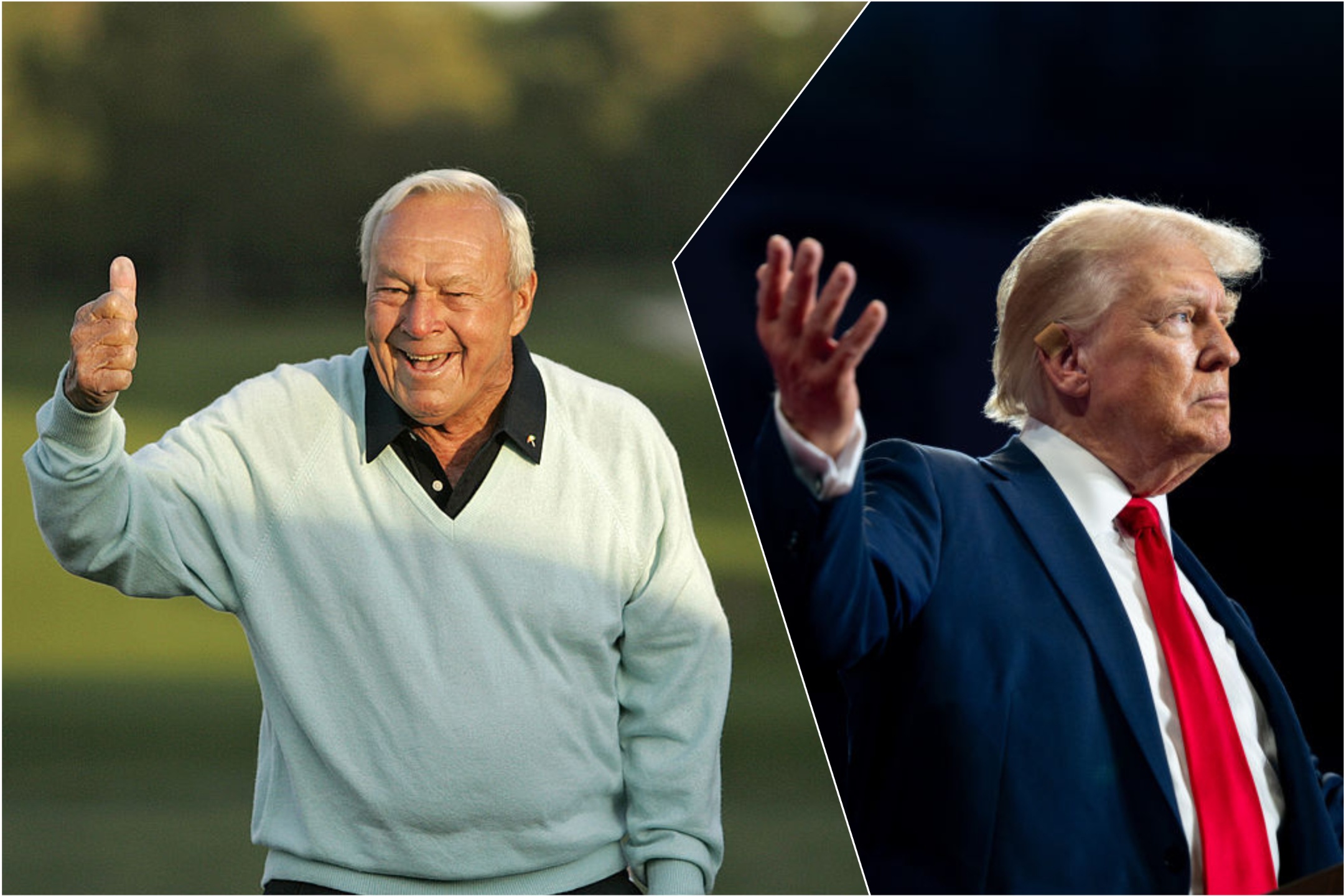 Trump spent latest bizarre rally talking about Arnold Palmer's penis