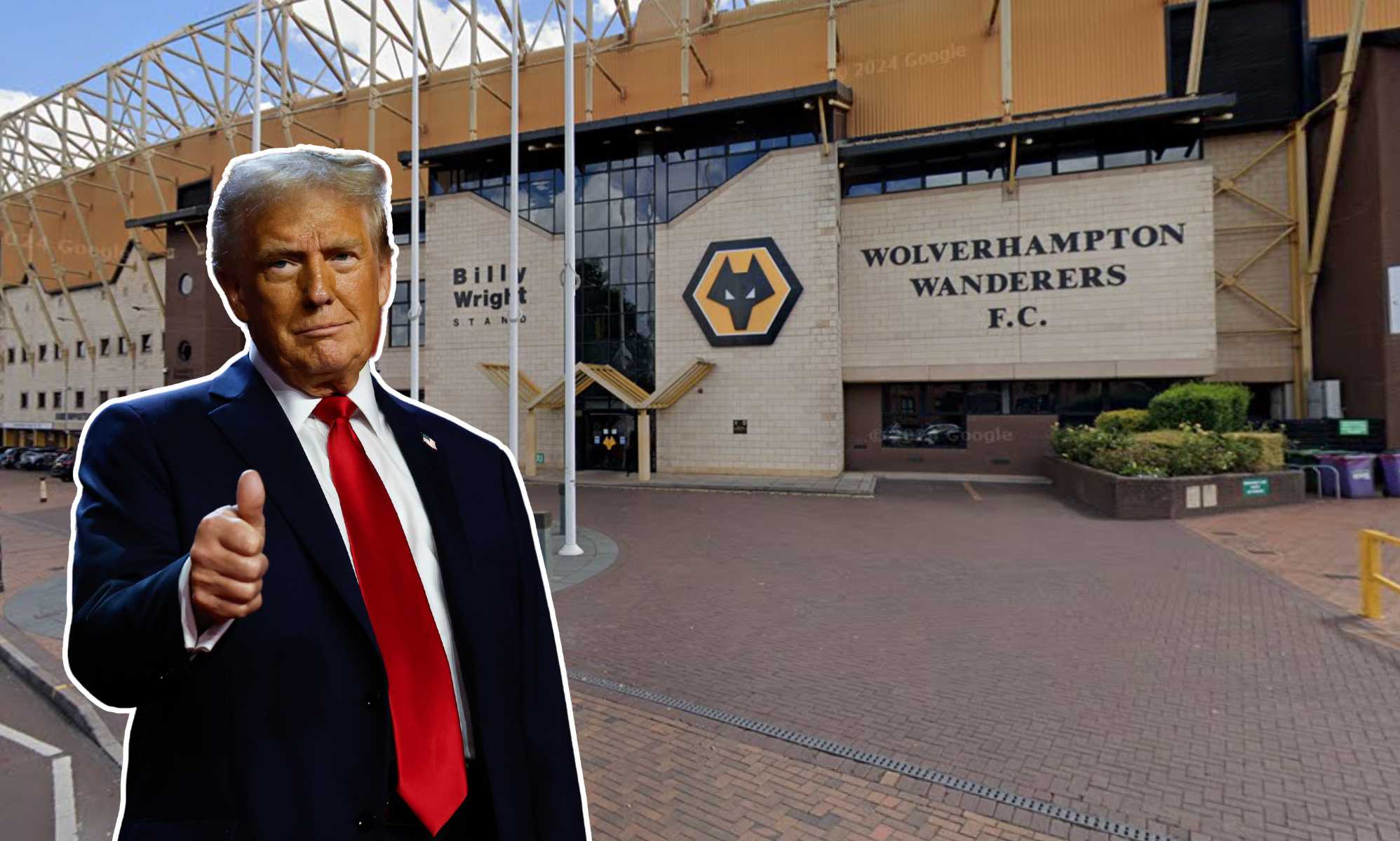 Claims Donald Trump played as Wolves goalkeeper go viral again