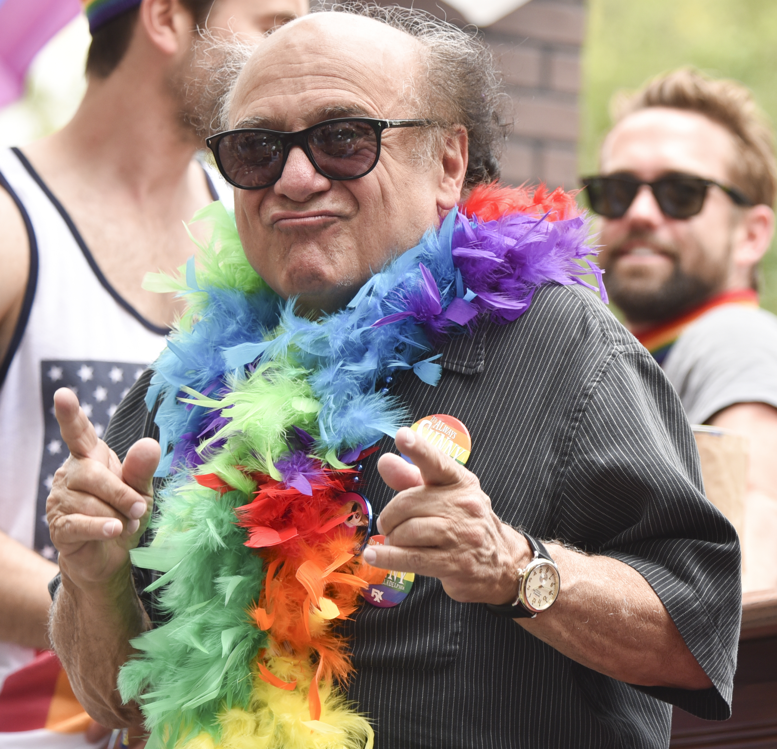 Always Sunny cast send love as LGBTQ+ ally Danny Devito turns 80