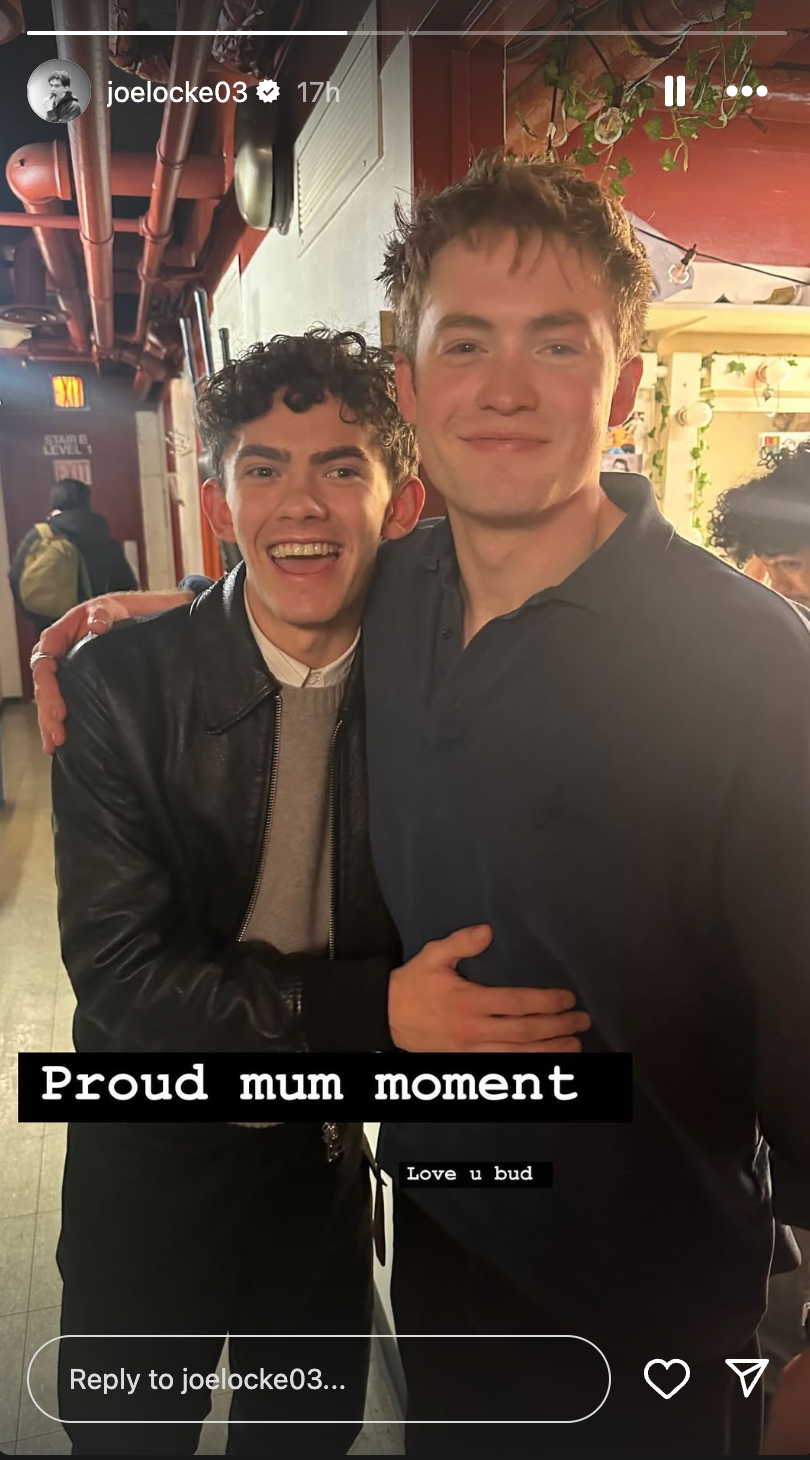 Heartstopper's Joe Locke and Kit Connor reunite in cheeky photo