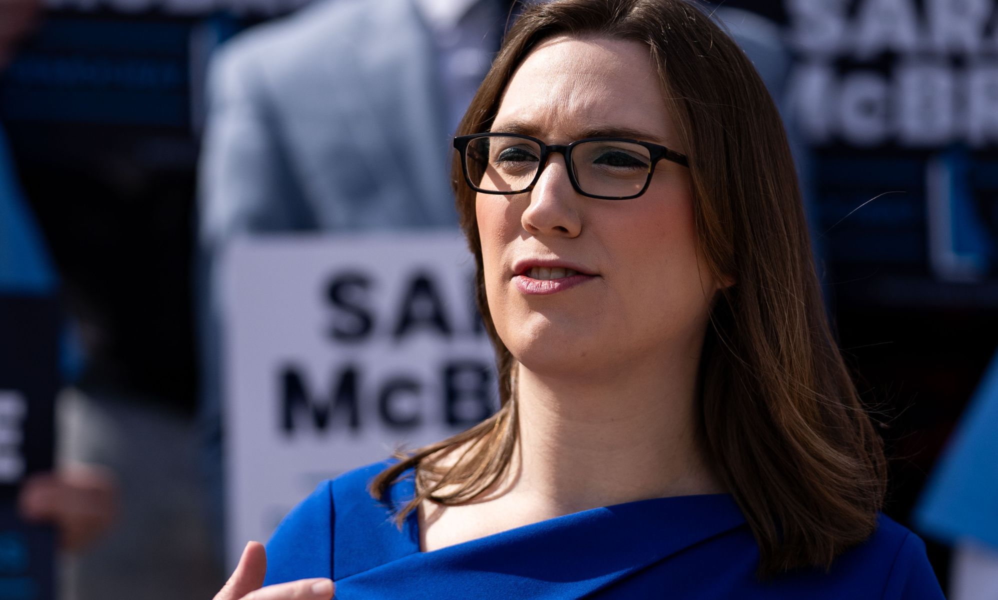 Sarah McBride's late husband would be so very proud of her today