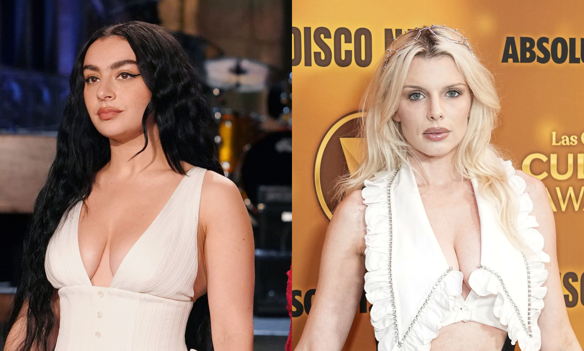 Julia Fox introduces Charli XCX's performance of '360' on SNL