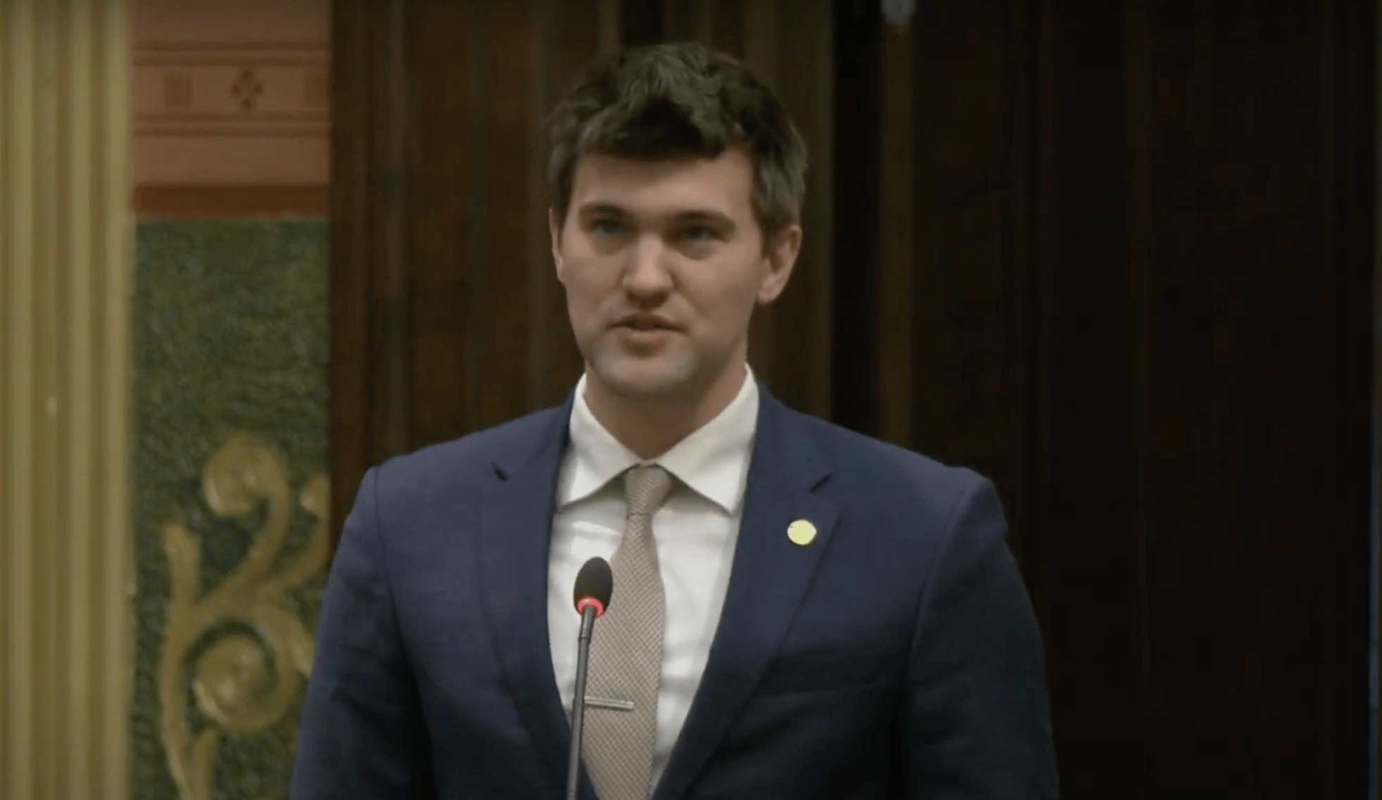 Republican Josh Schriver says gay marriage should be 'illegal'