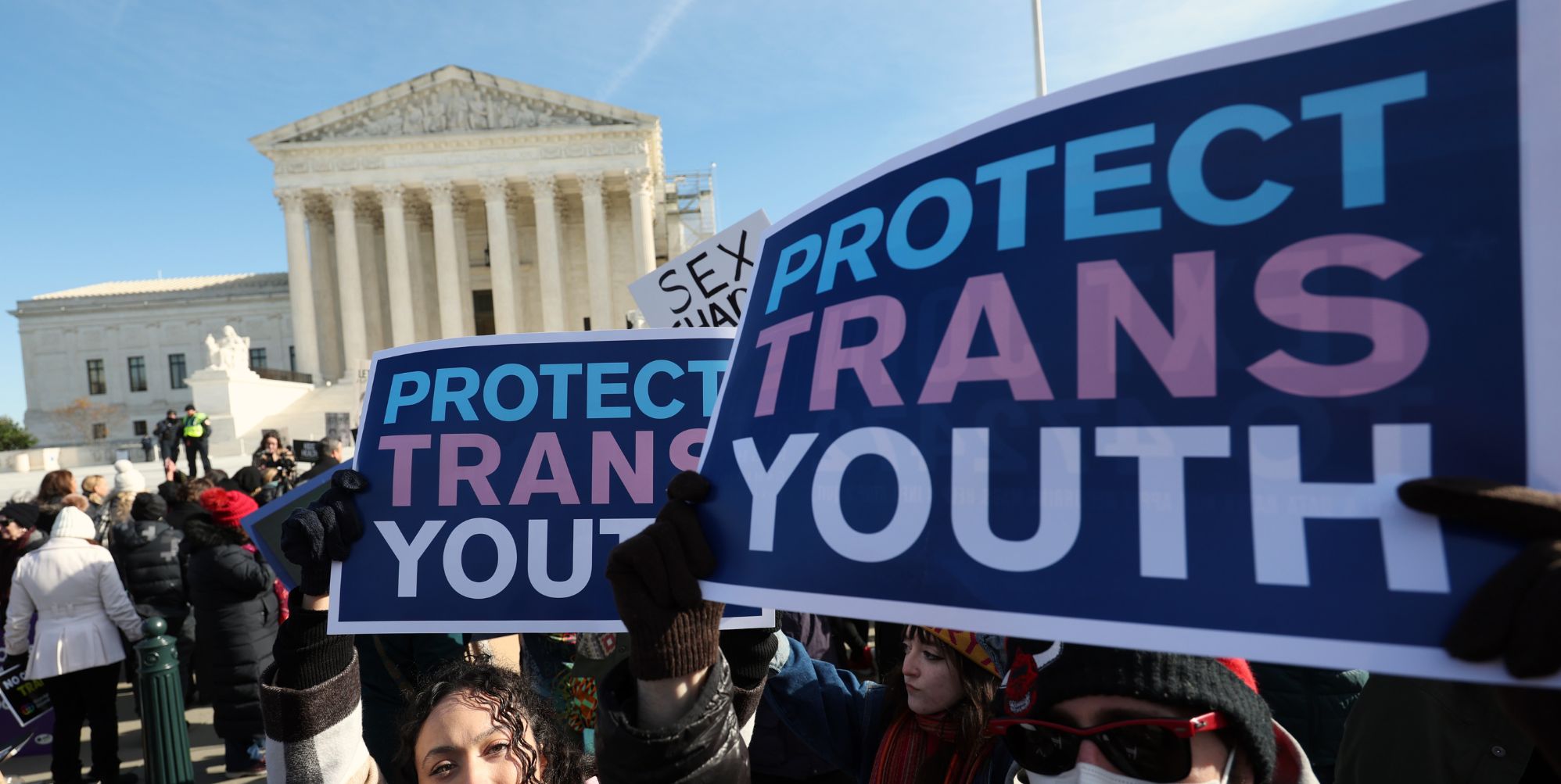 RHOSLC's Bronwyn attends trans rally outside US Supreme Court