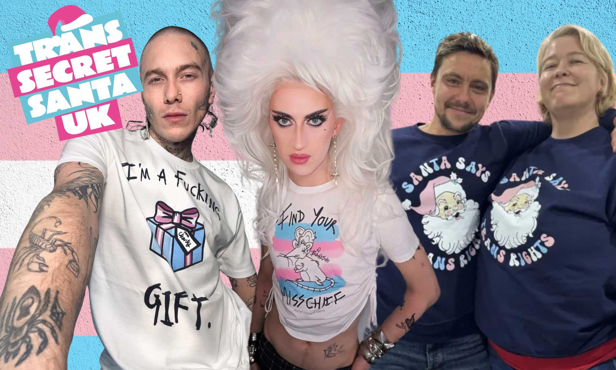 Drag Race stars back Trans Secret Santa campaign for trans youth
