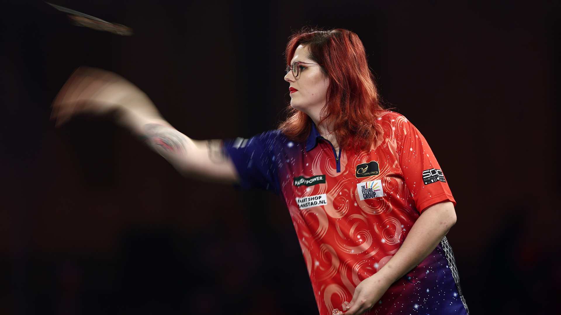 Protesters thrown out of venue after targeting trans darts player