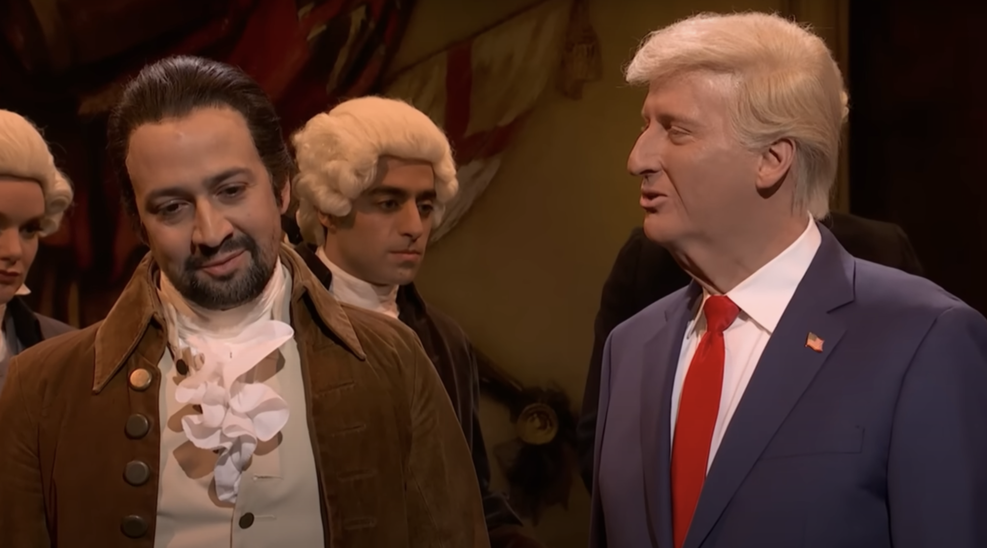 SNL: Donald Trump sings mournful 'Macho Man' in election cold open