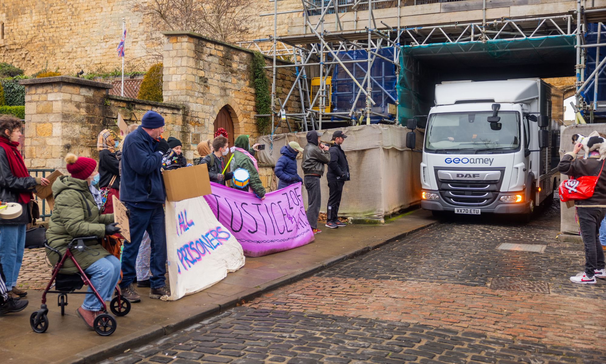 Protesters call for trans woman Zoe Watts be held in female prison