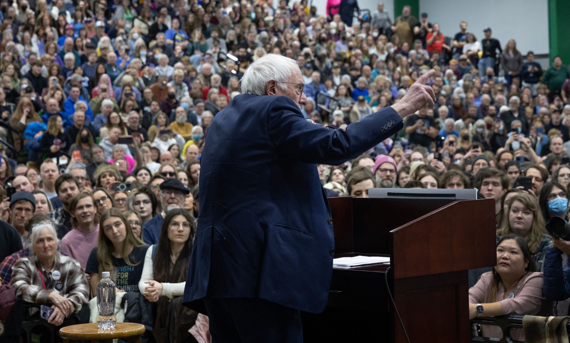 Trans punk singer Laura Jane Grace sings at Bernie Sanders rally