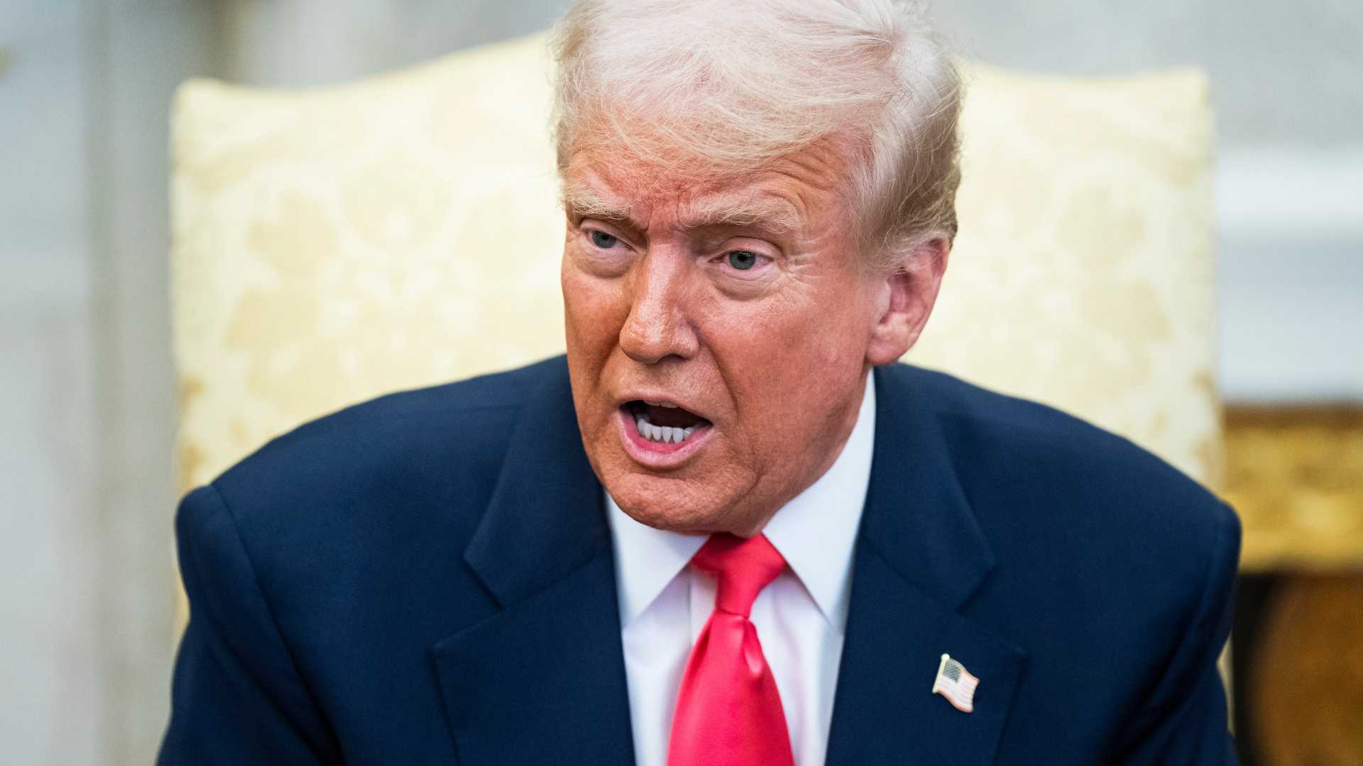 Trump mocks under-threat federal workers with Spongebob meme