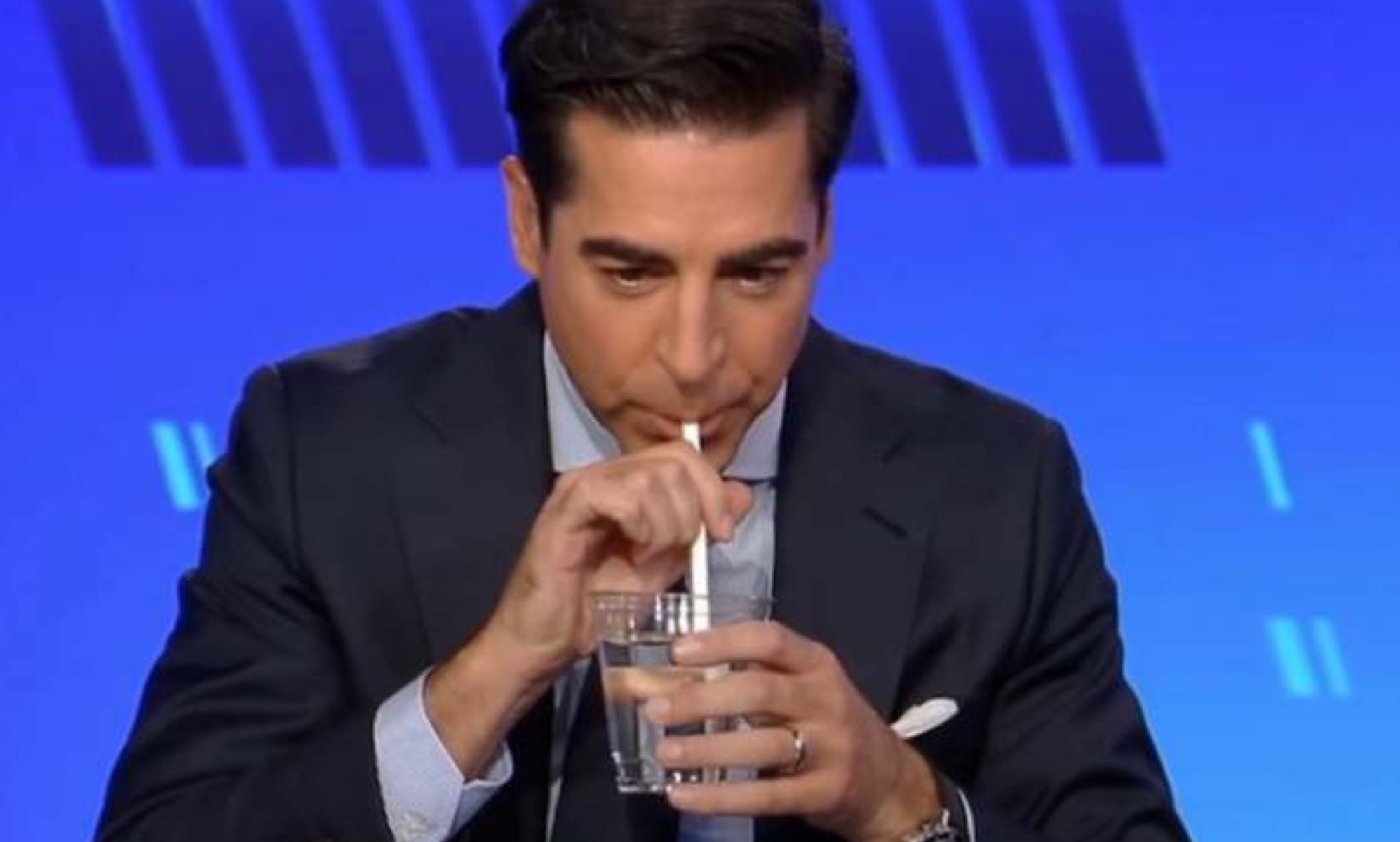 Jesse Watters says masculine men shouldn't drink from straws